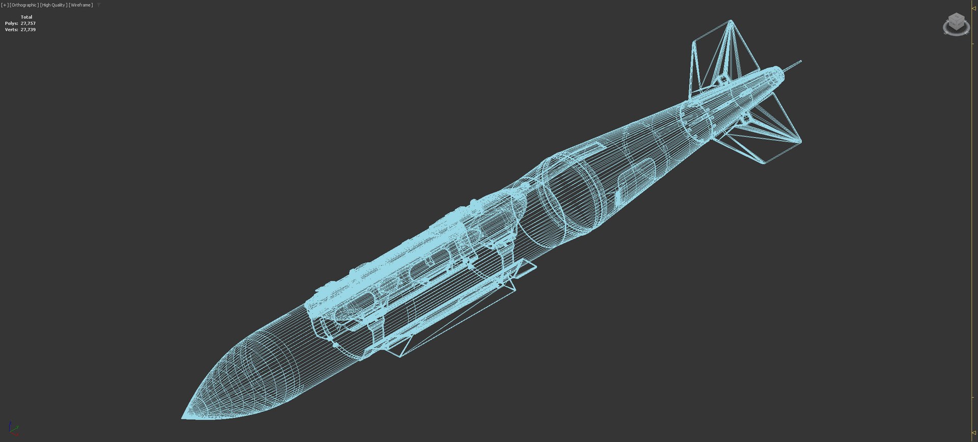 GBU-31v3B JDAM 3D Model - TurboSquid 2294150