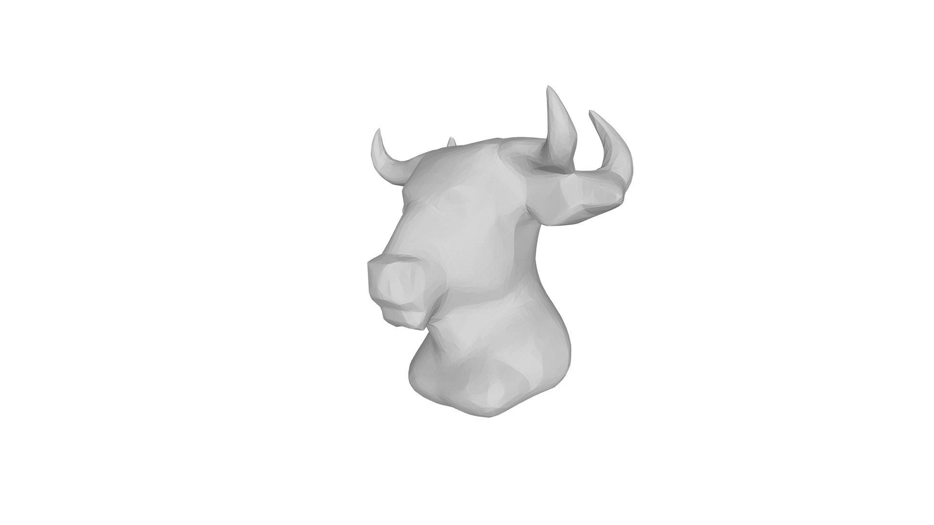 Bulky Anthropomorphic Bull 3D Model - TurboSquid 2218149