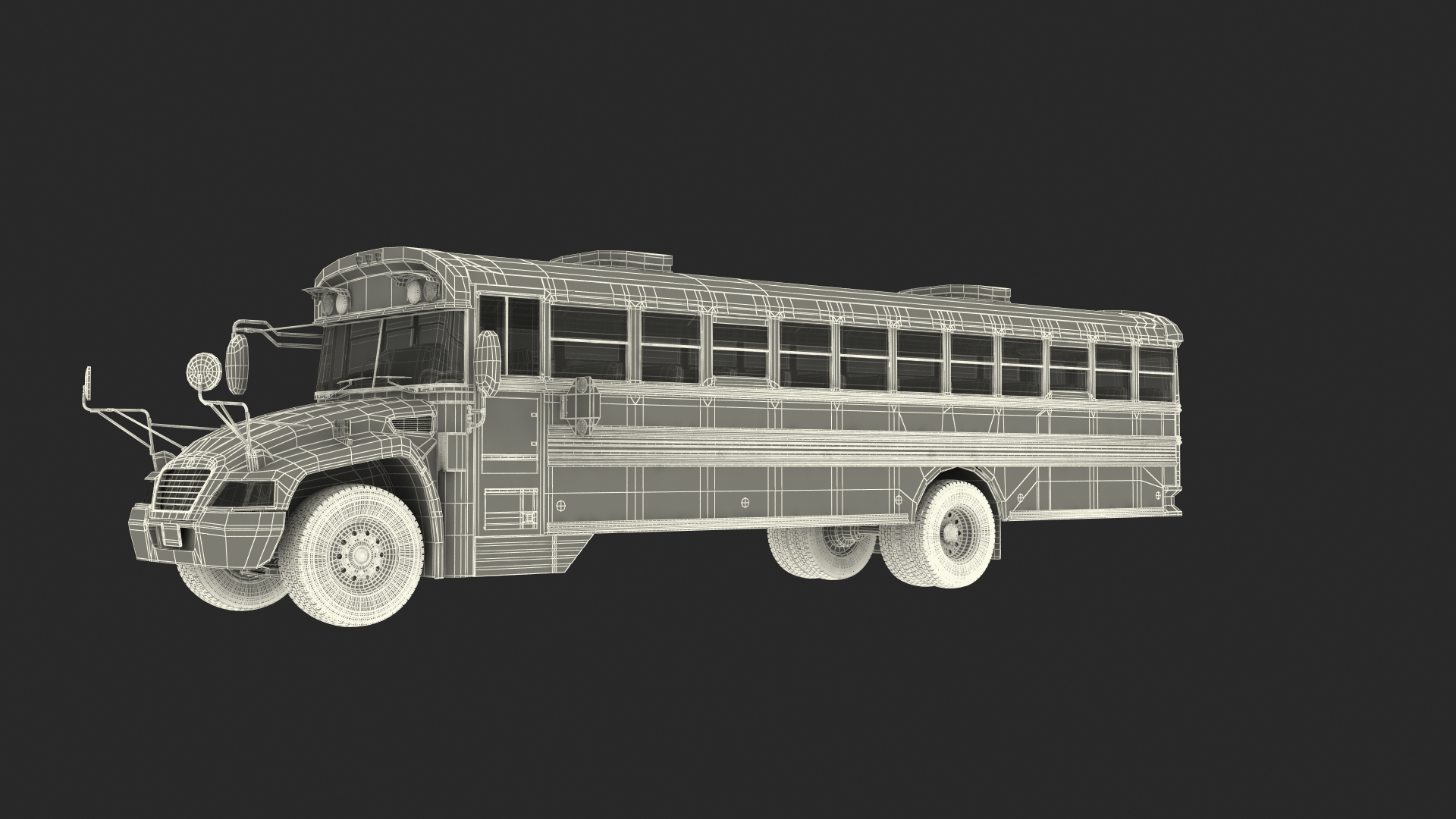 3D American Yellow School Bus - TurboSquid 2335593
