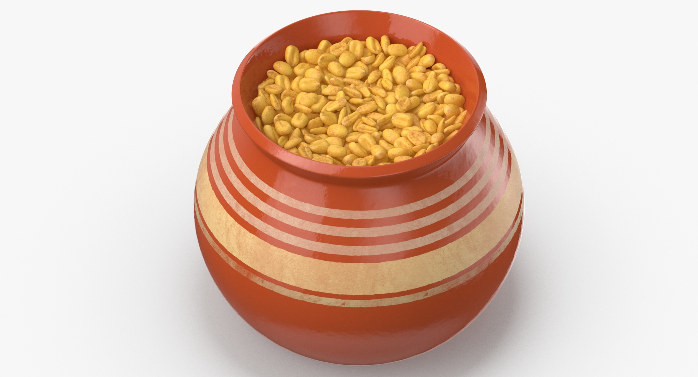3D ceramic pot wheat - TurboSquid 1482132