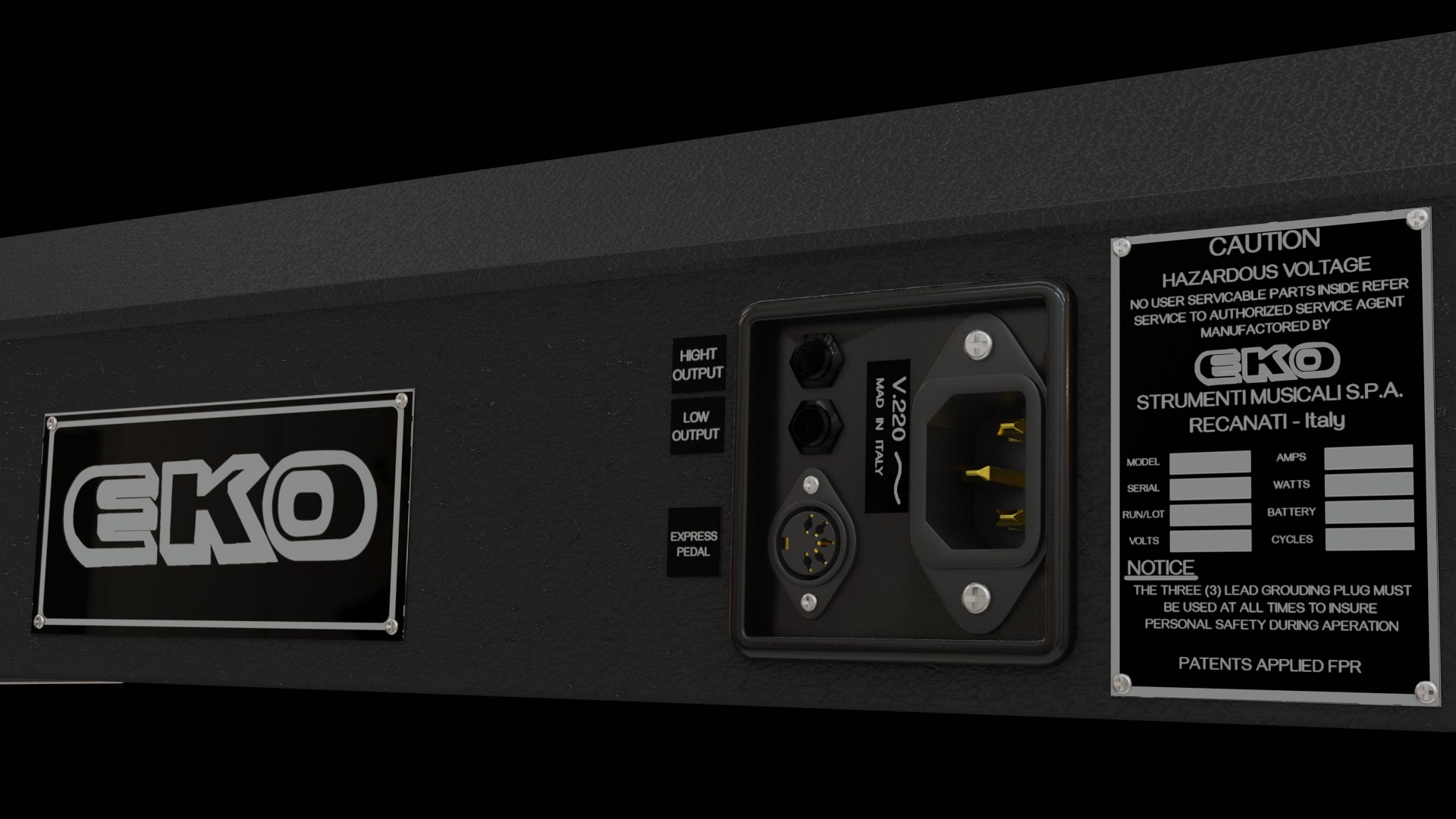 EKO Ekosynth P15 New Design 3D - TurboSquid 2122492