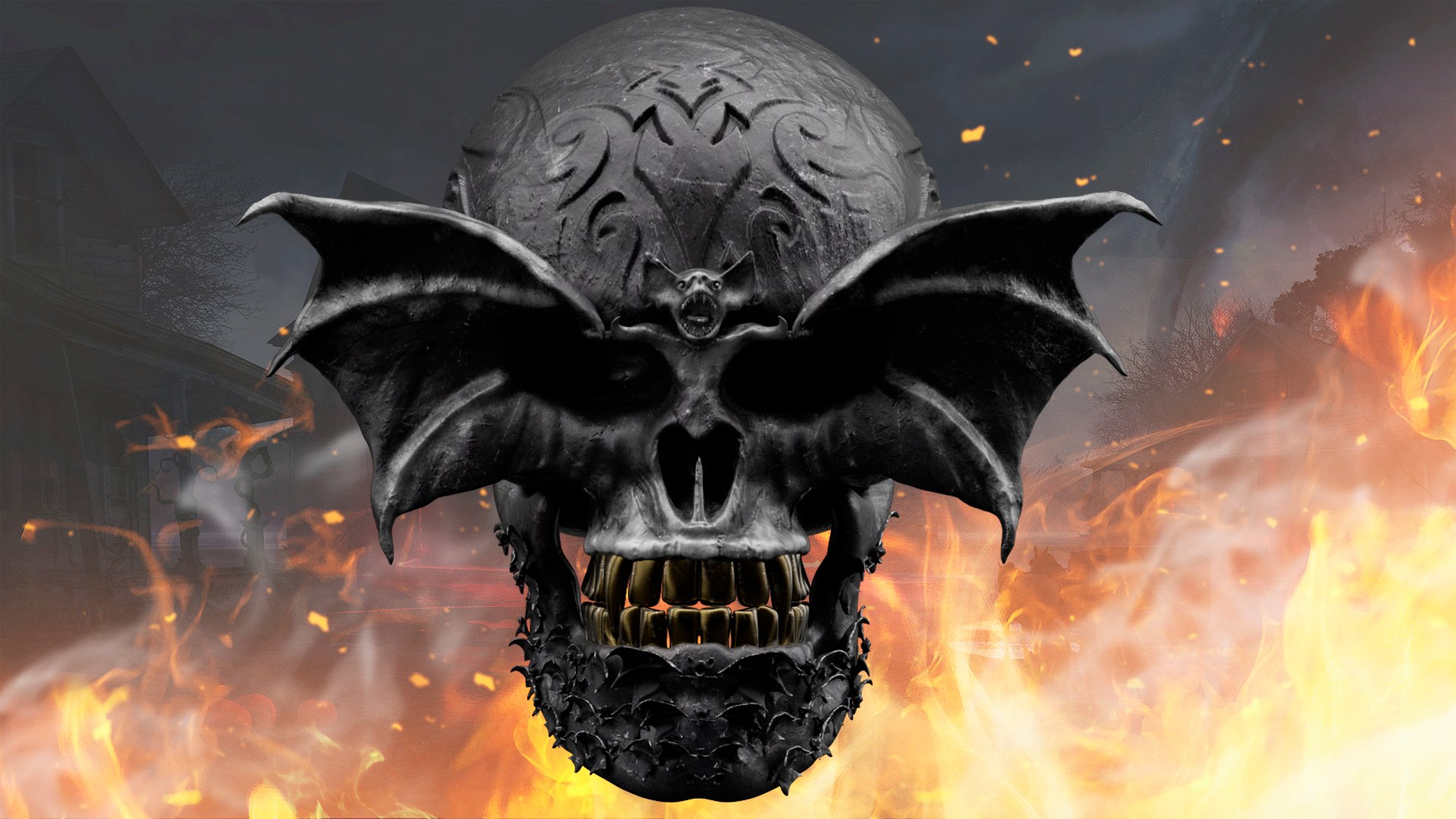 vampire black bat skull 3D 모델 - TurboSquid 1887919