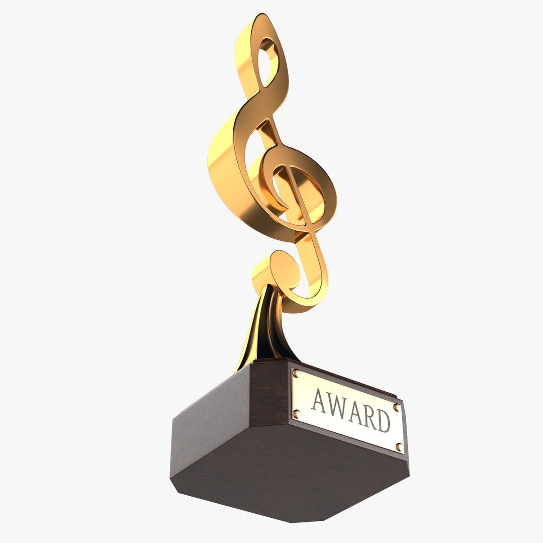 Music Award Trophy 3d Max