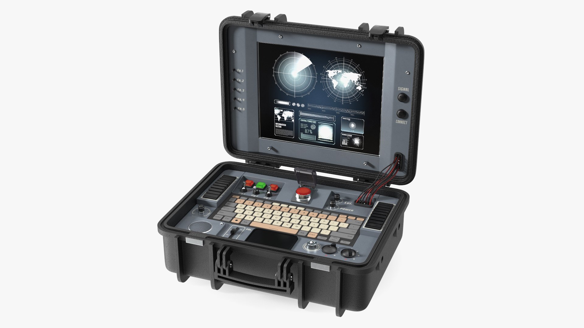 Nuclear Briefcase With Bomb Collection 3D Model - TurboSquid 2397062