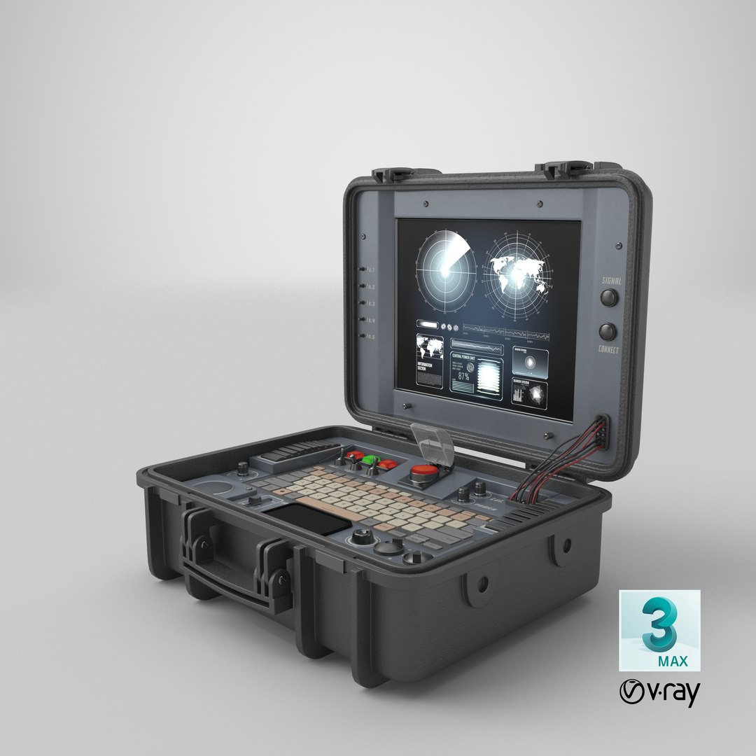 3D Nuclear Briefcase - TurboSquid 2040274