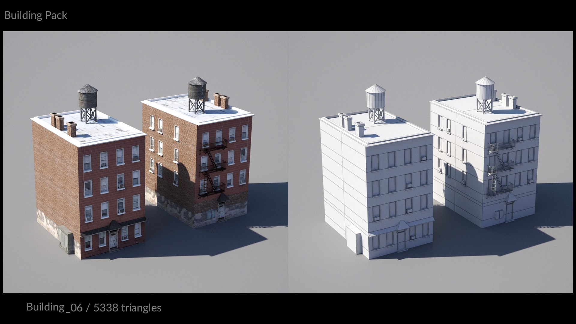 3D Model Low Poly Game-Ready Building Pack With Textures - TurboSquid ...