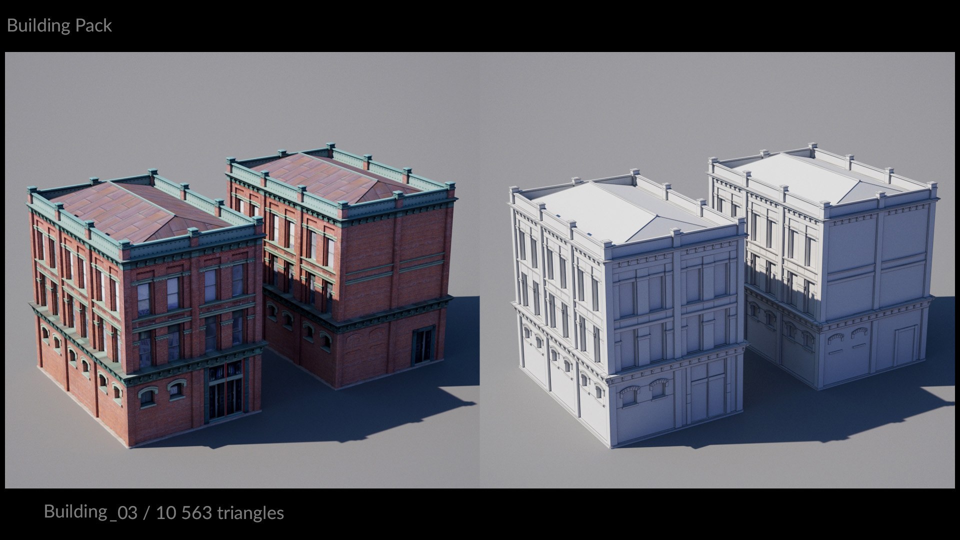 3D Model Low Poly Game-Ready Building Pack With Textures - TurboSquid ...