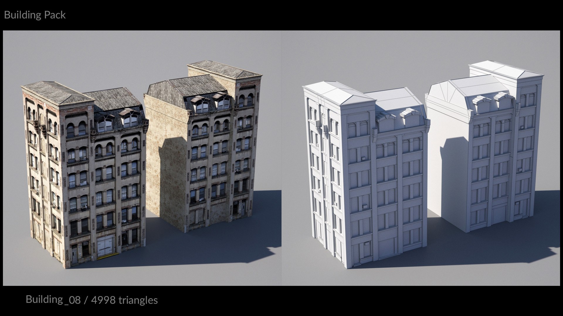 3D Model Low Poly Game-Ready Building Pack With Textures - TurboSquid ...