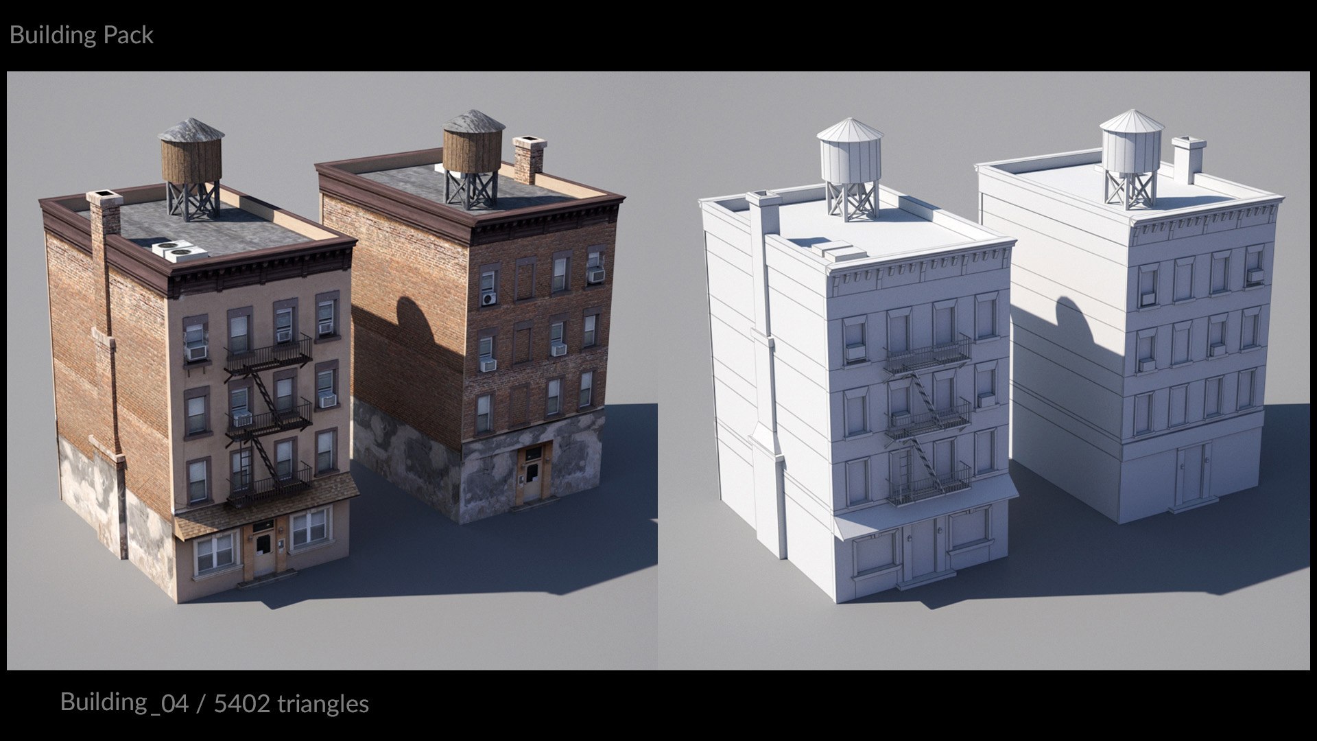 3D Model Low Poly Game-Ready Building Pack With Textures - TurboSquid ...