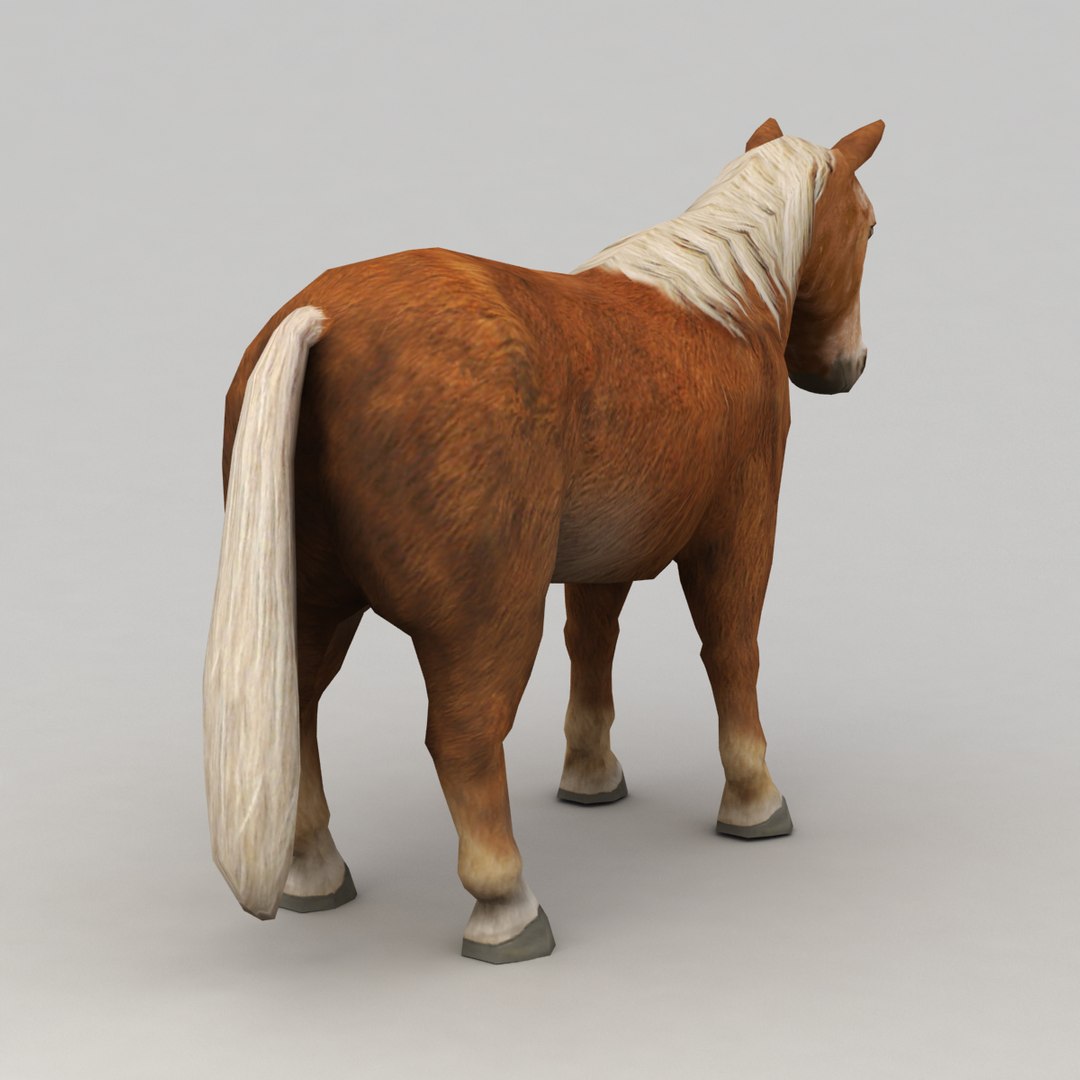 3d Rigged Pony Model