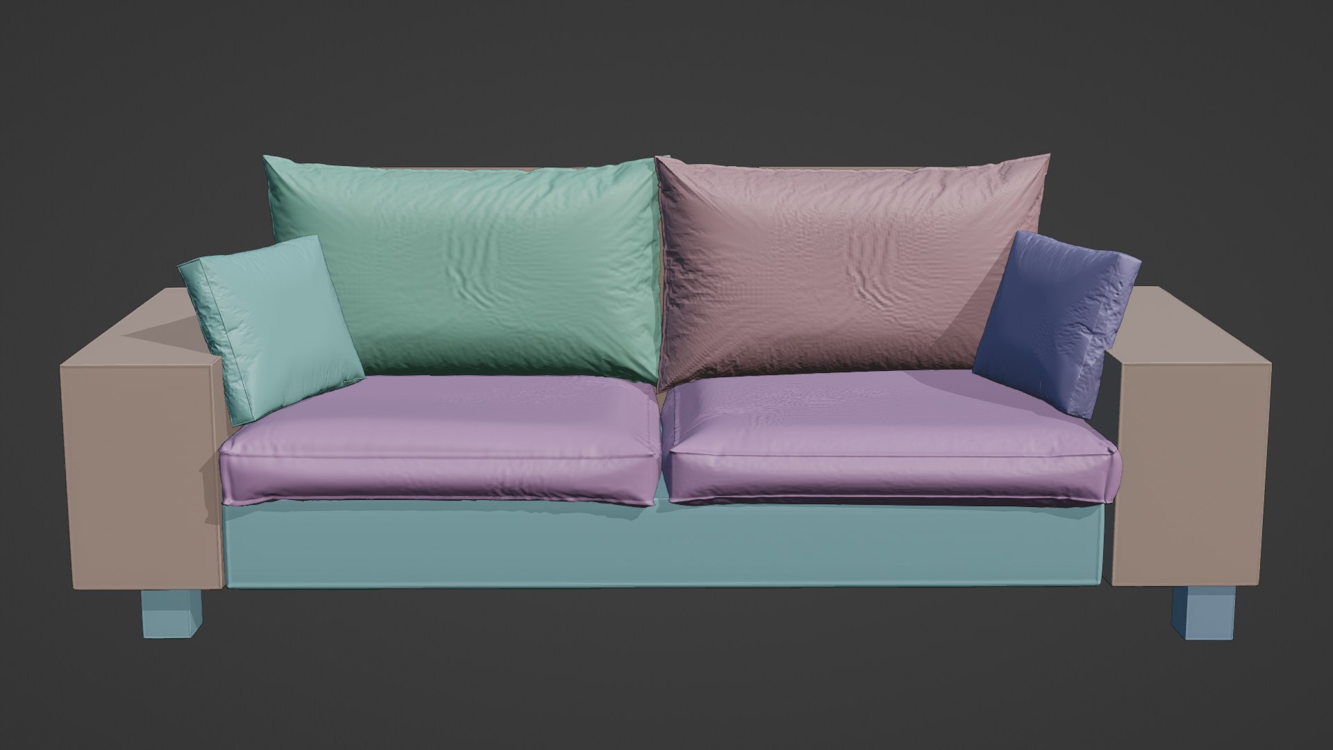 Photorealistic Interior Couch Model - TurboSquid 2020860