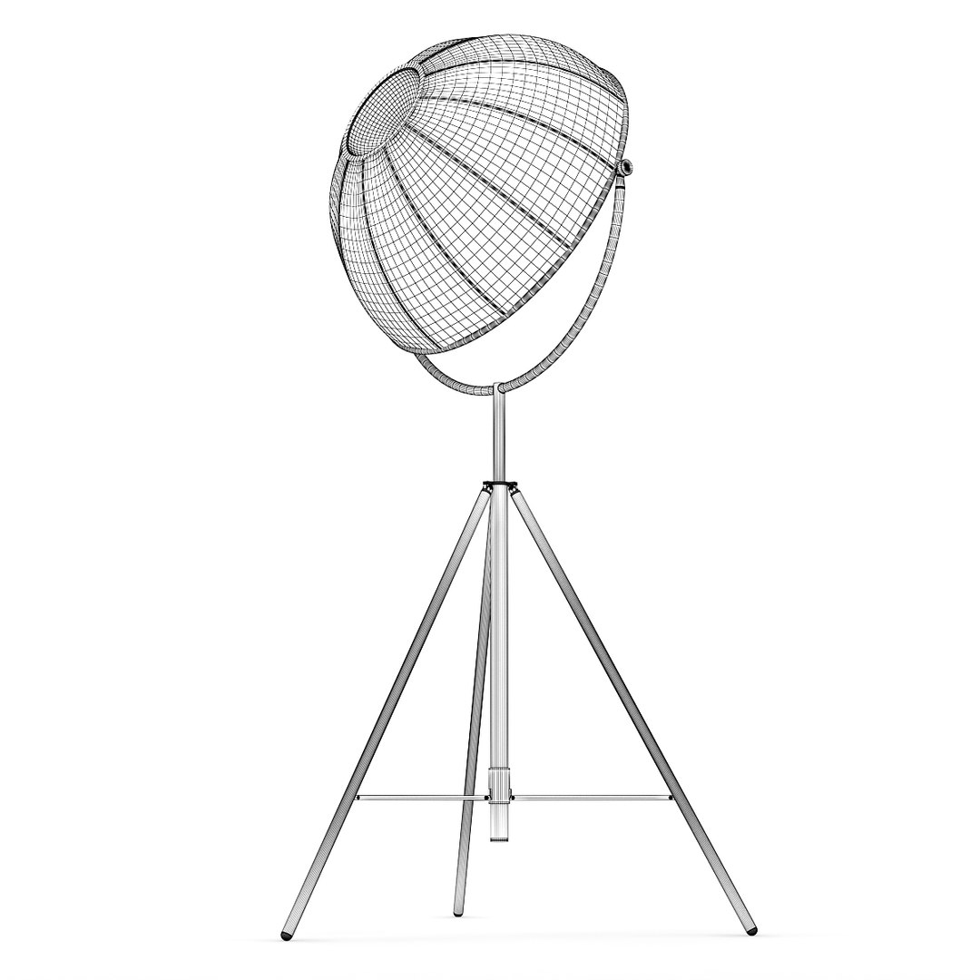 3d Model Of Lamp Standing