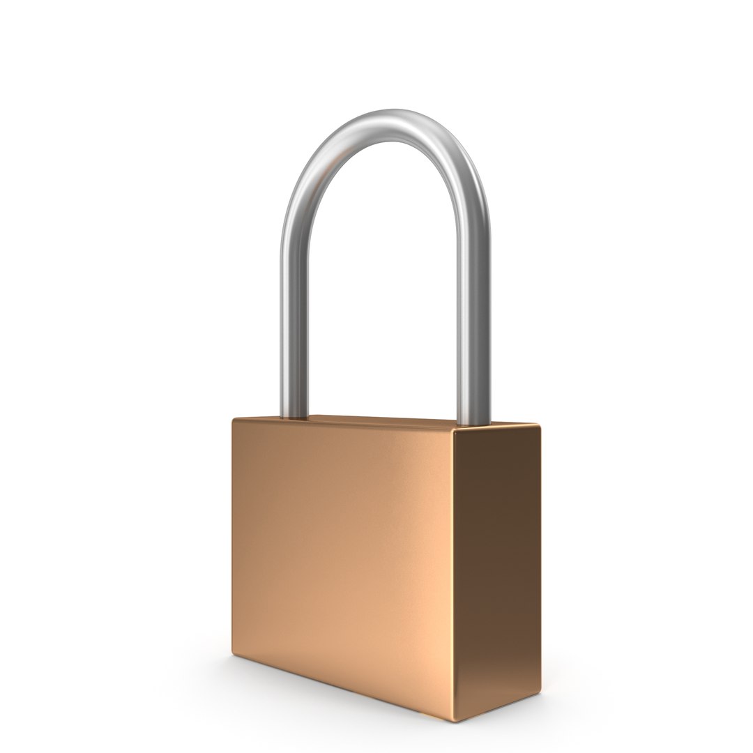 3D Lock Sliding Bolt - TurboSquid 2163911