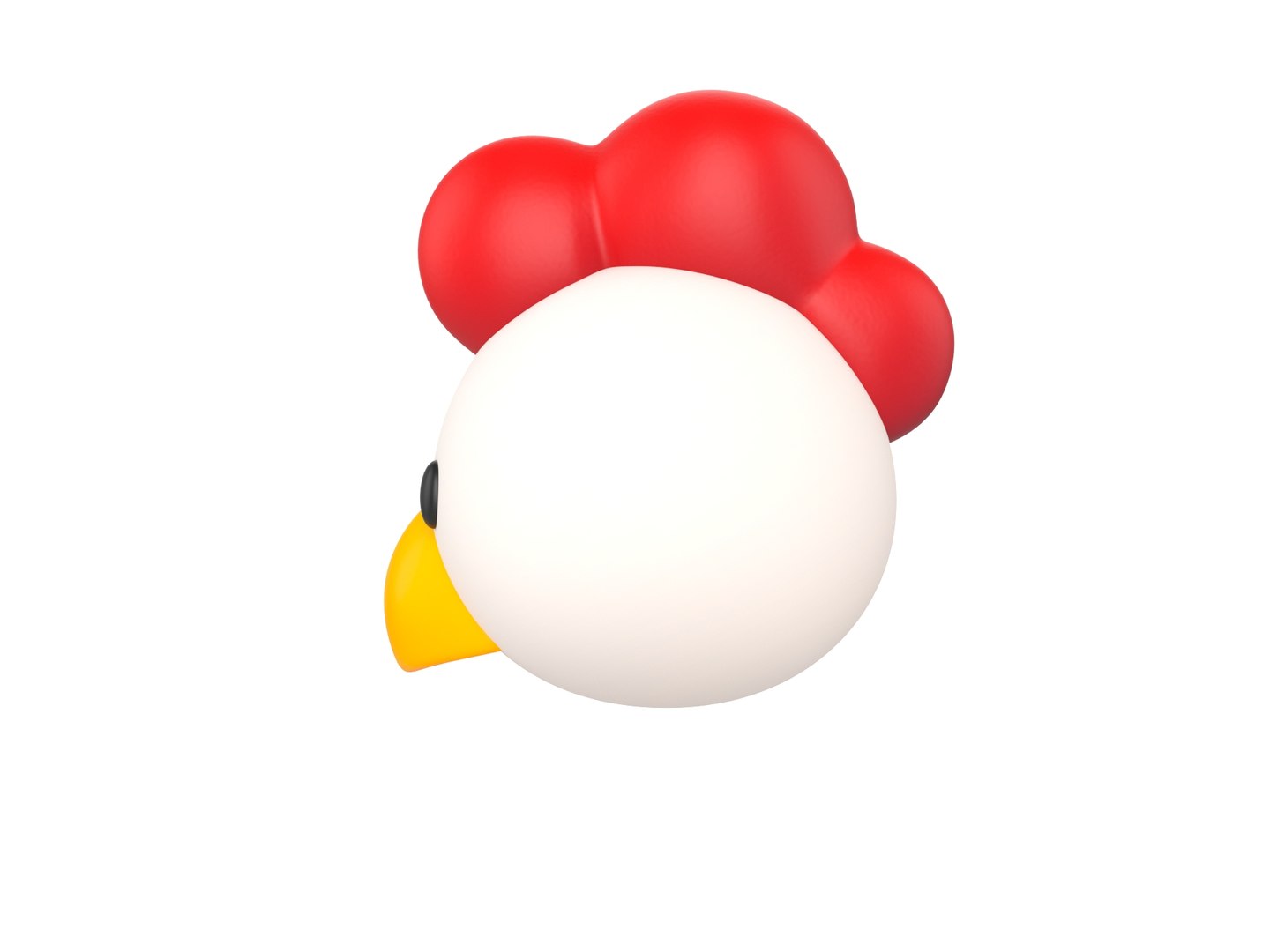 Prop130 Chicken Head 3D Model - TurboSquid 1946287