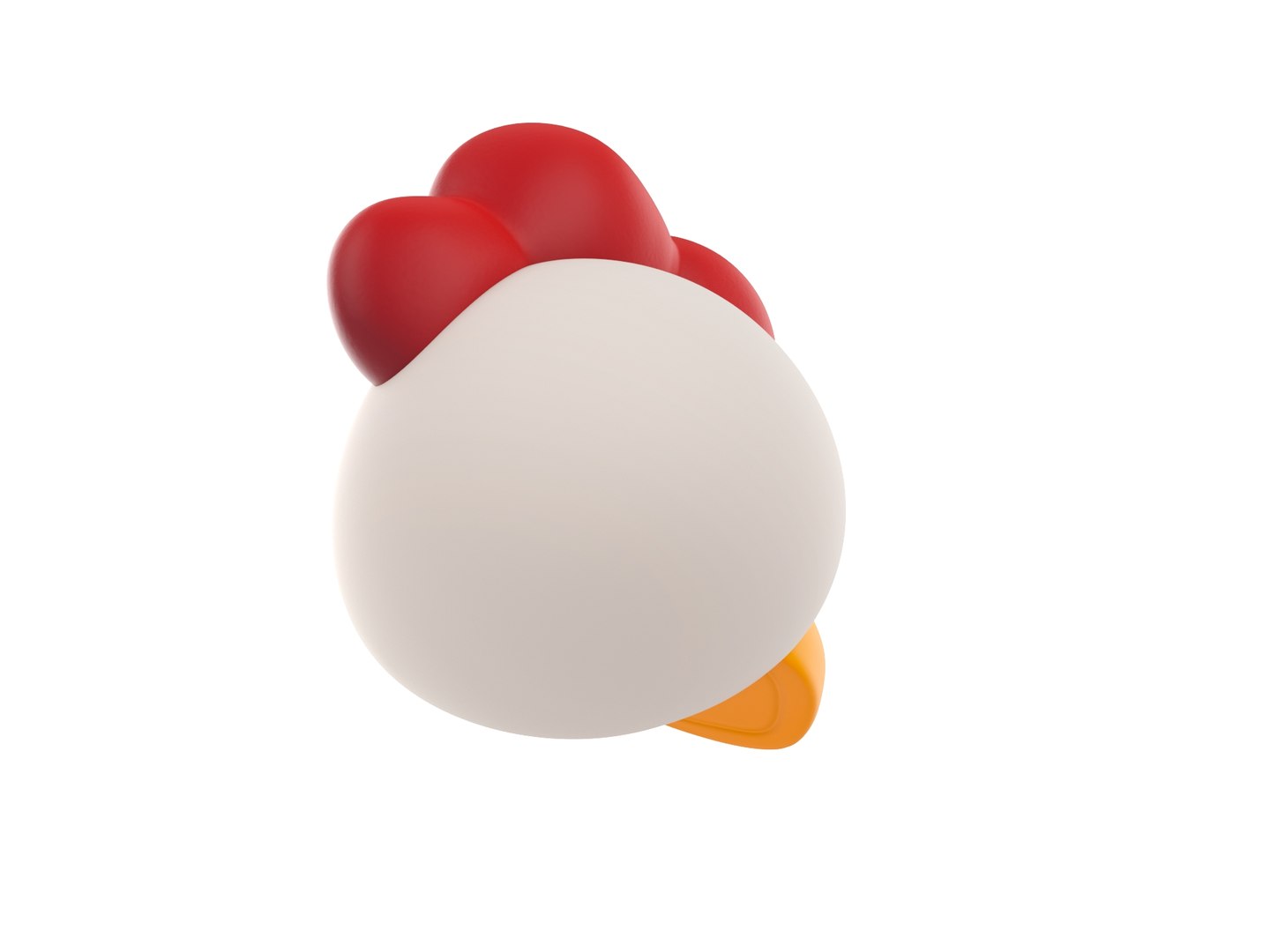 Prop130 Chicken Head 3D Model - TurboSquid 1946287