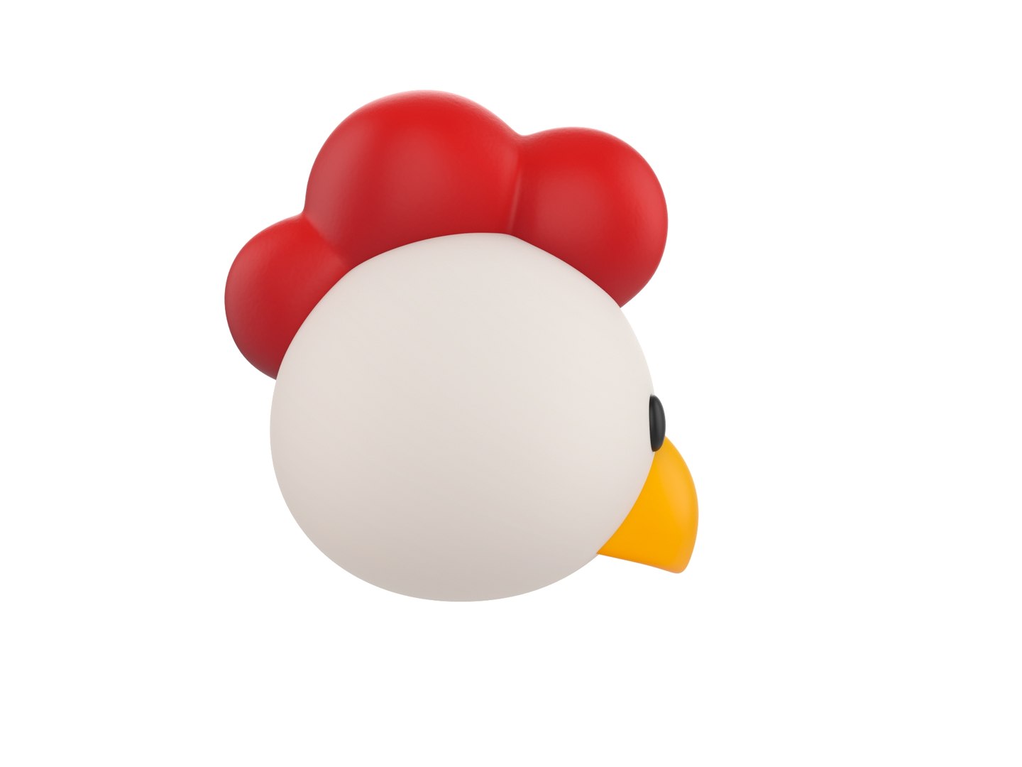 Prop130 Chicken Head 3D Model - TurboSquid 1946287