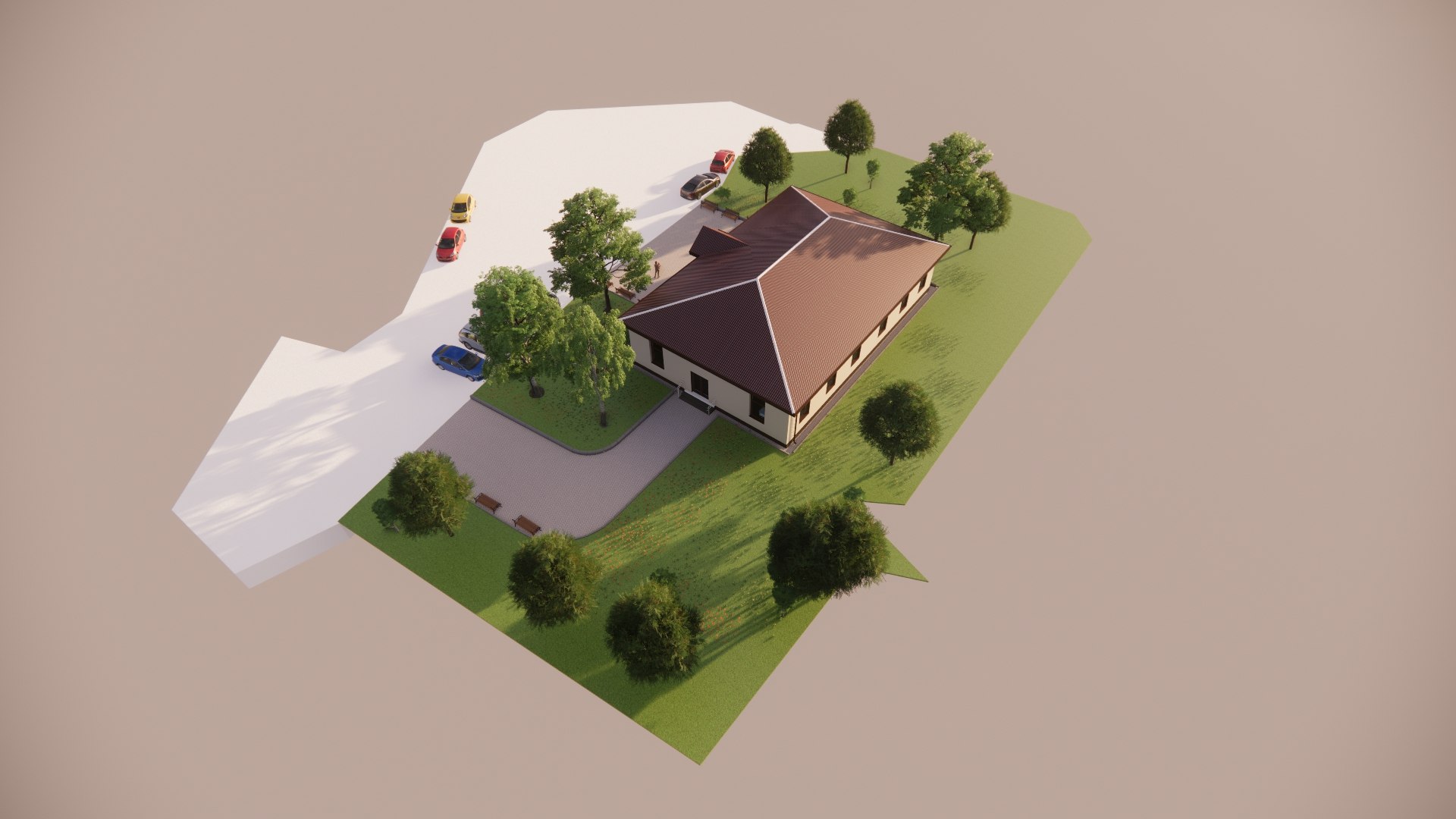 Polyclinic 3D Model - TurboSquid 1801620