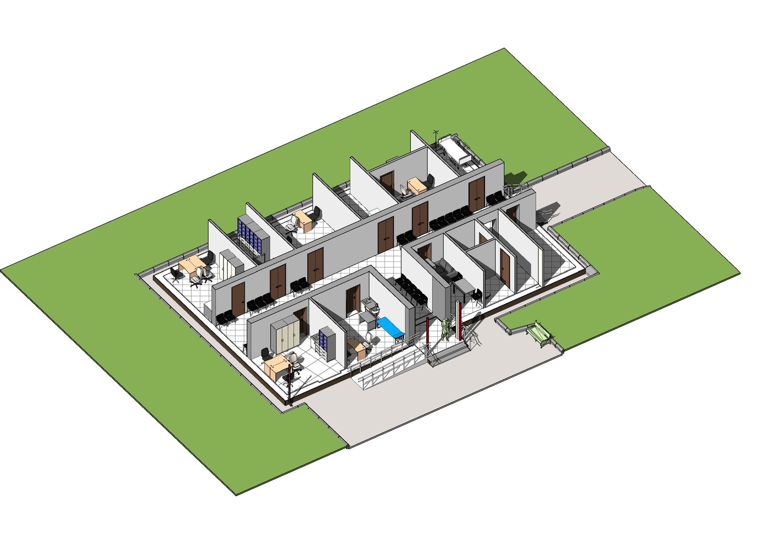 Polyclinic 3D Model - TurboSquid 1801620
