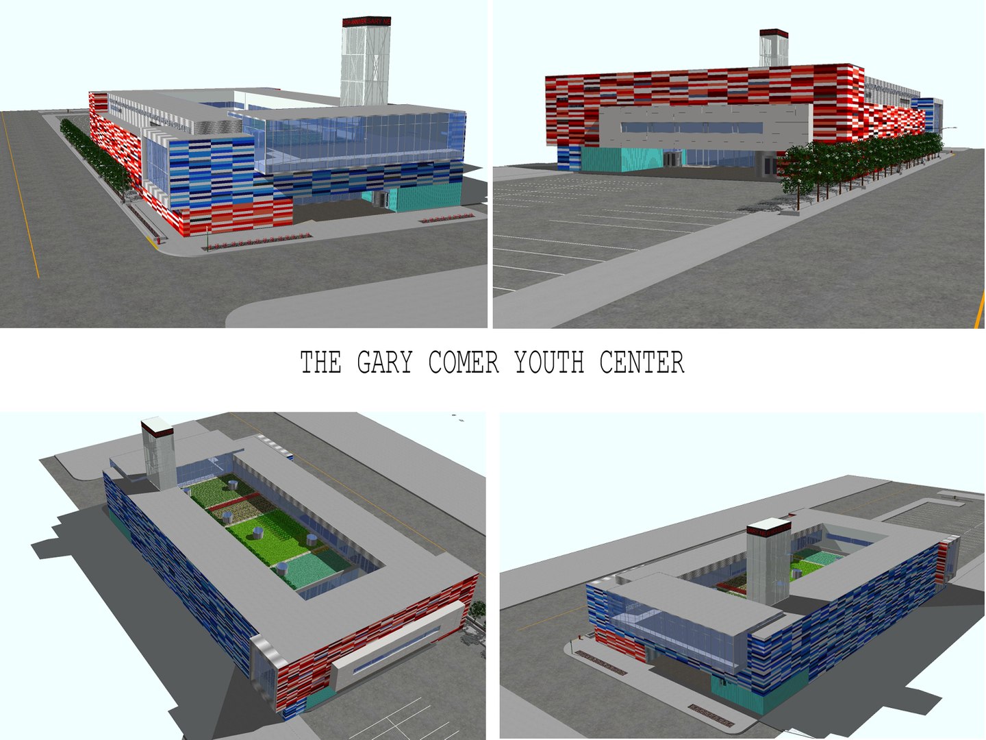 3D Gary Comer Youth Center - TurboSquid 1151864