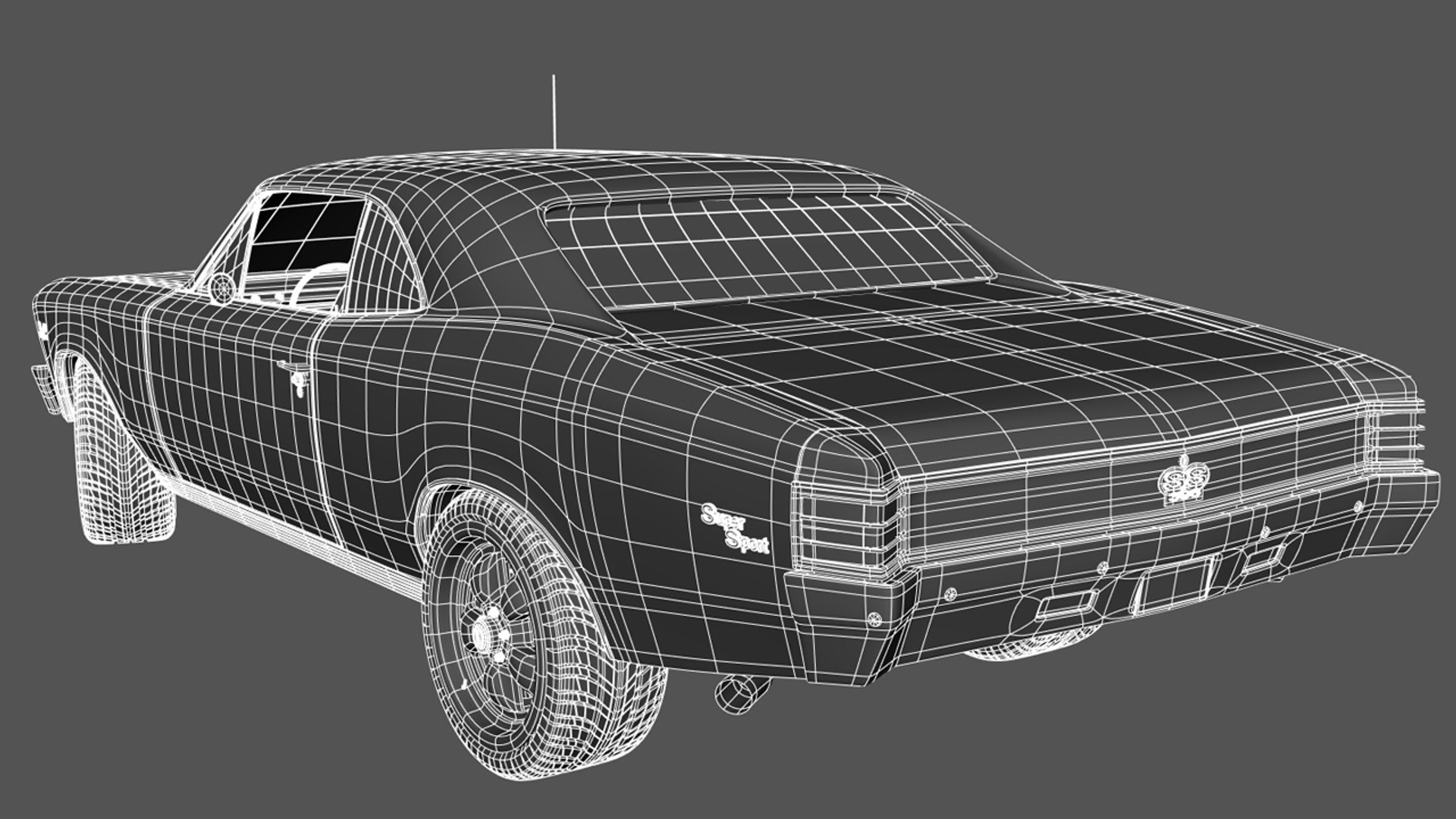 3d Model 1967 Chevelle