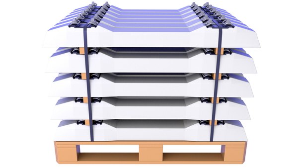 modelo 3d Pallet with Train Concrete Sleepers 26 - TurboSquid 2096416