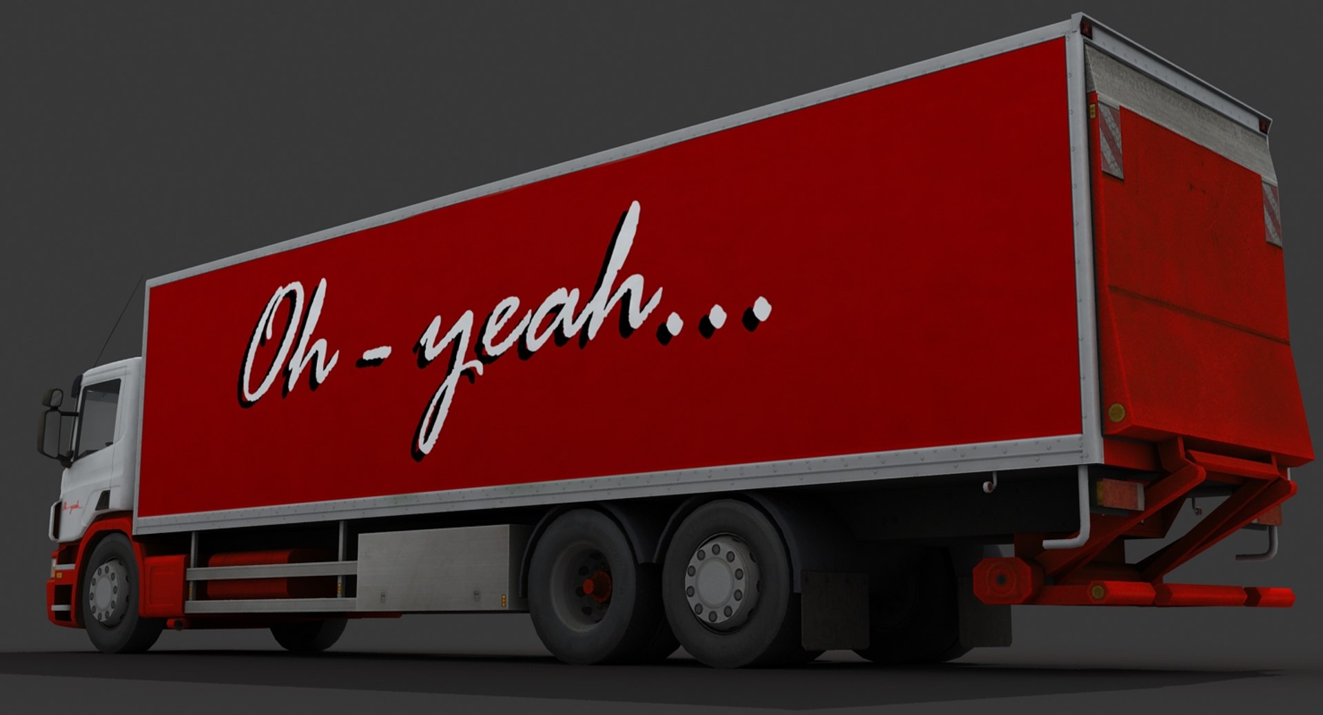 3D Red Cavard Van - - TurboSquid 1400687