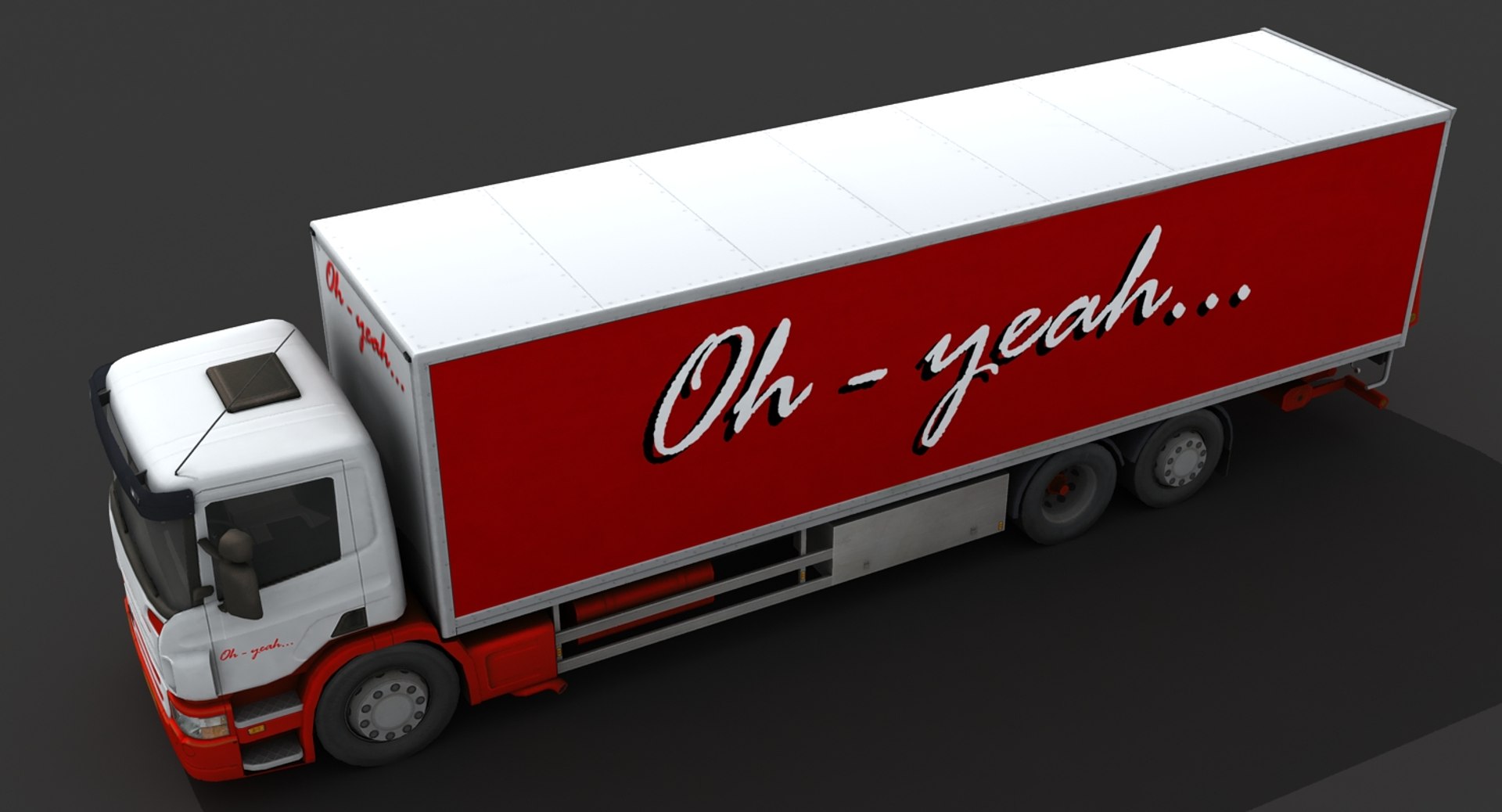 3D Red Cavard Van - - TurboSquid 1400687