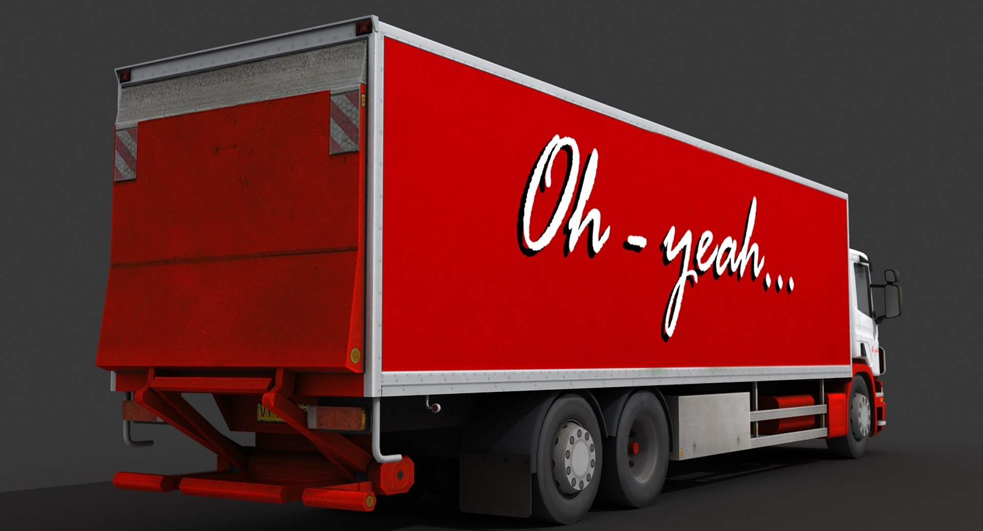 3D Red Cavard Van - - TurboSquid 1400687