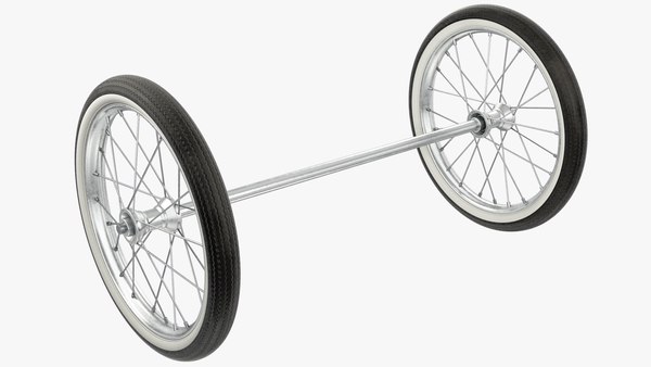 Spoked Wheels with Axis V1 3D model - TurboSquid 1859108