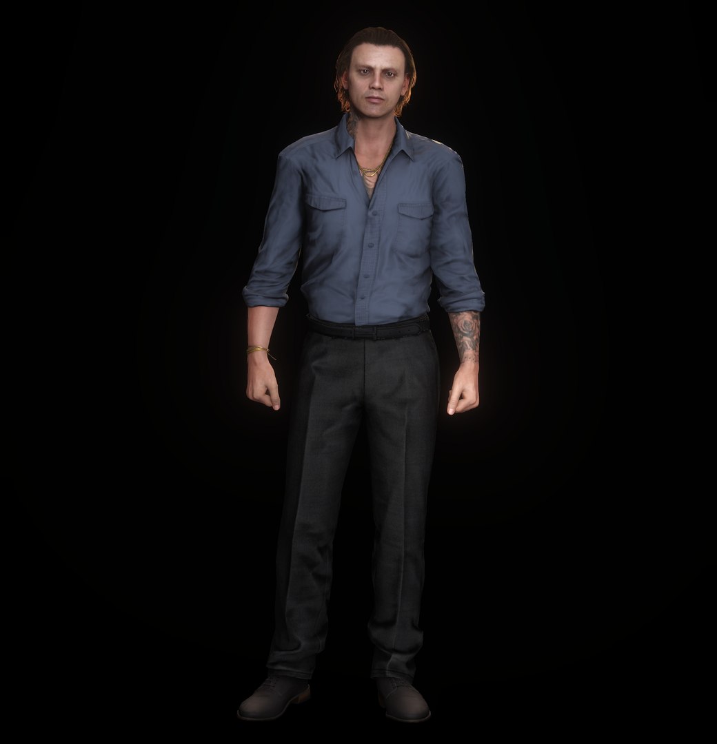 3D Gangster Mafia PBR Game Ready Model - TurboSquid 2269012