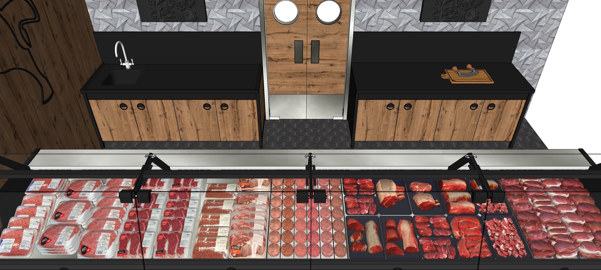 3D Butcher Shop Model - TurboSquid 1822989