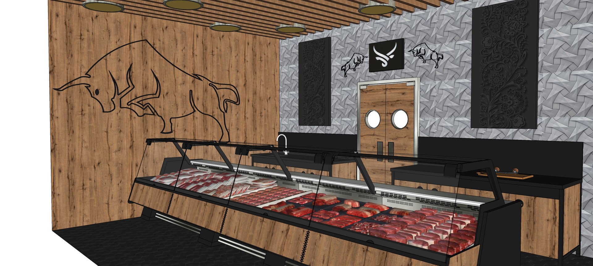 3D Butcher Shop Model - TurboSquid 1822989