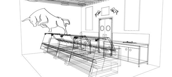 3D butcher shop model - TurboSquid 1822989