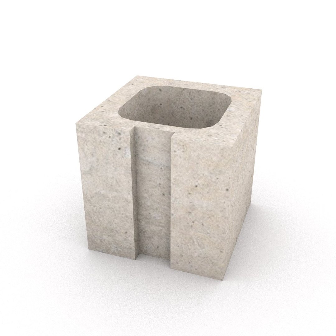 Masonry Block 3d 3ds