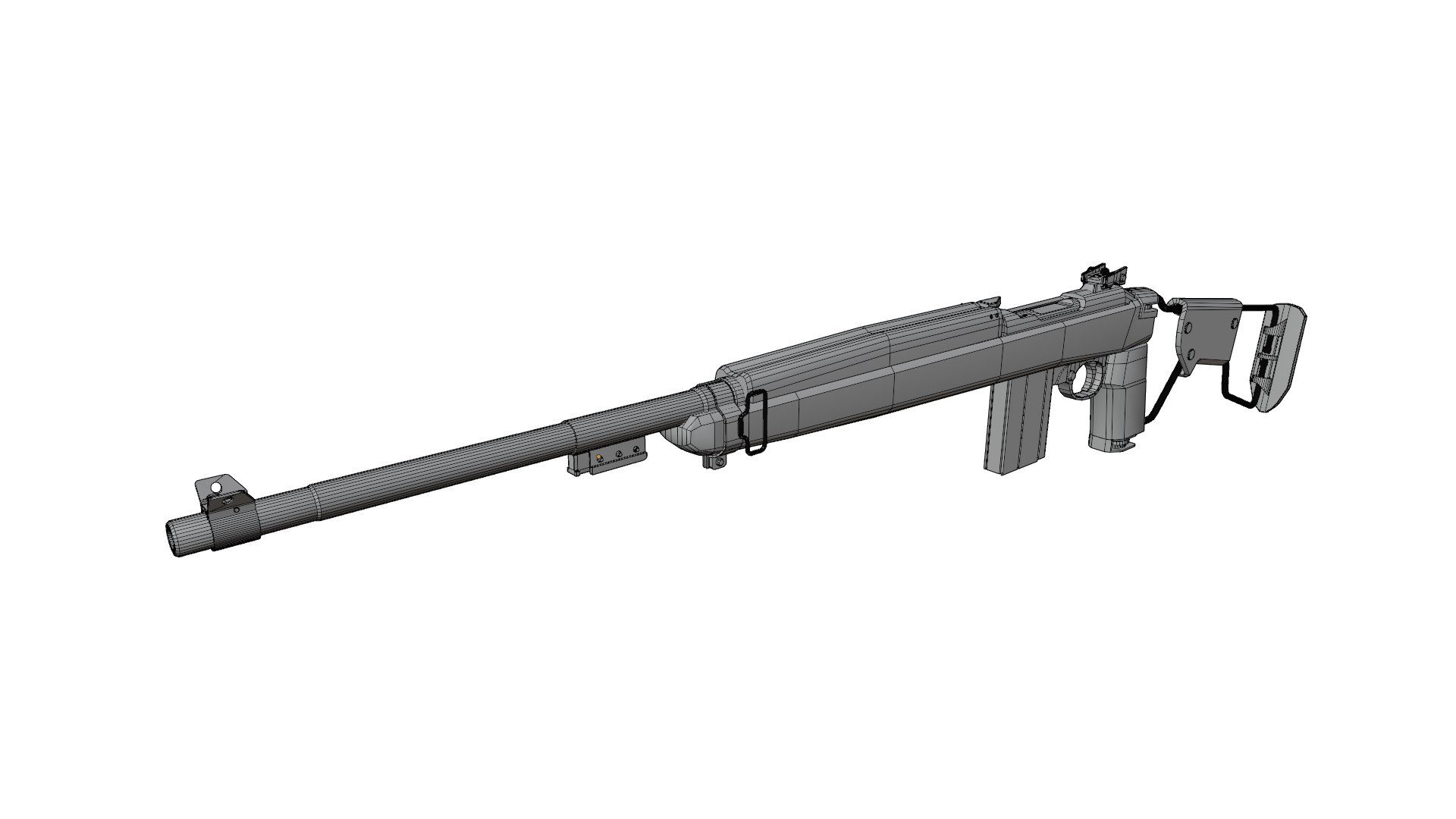 M1A1 Carbine 3D - TurboSquid 1824959