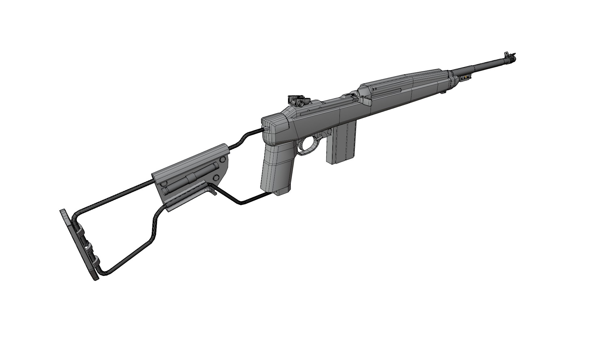 M1A1 Carbine 3D - TurboSquid 1824959