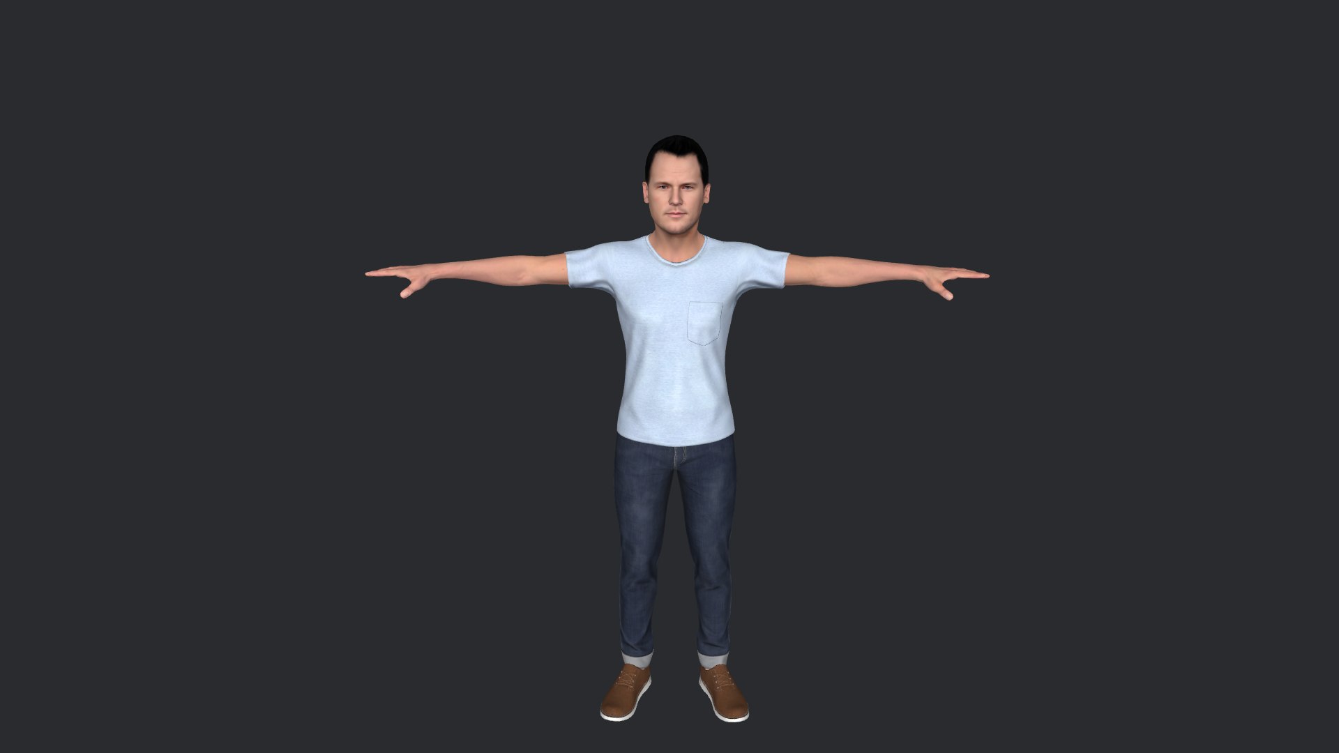 3D Star-Lord Chris Pratt Hyper Realistic Full Body Fully Rigged ...
