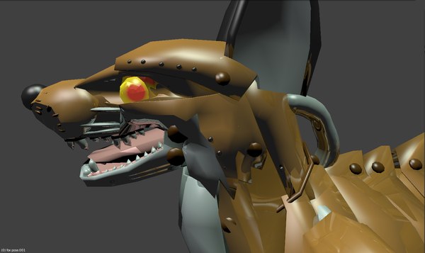 3d fox model