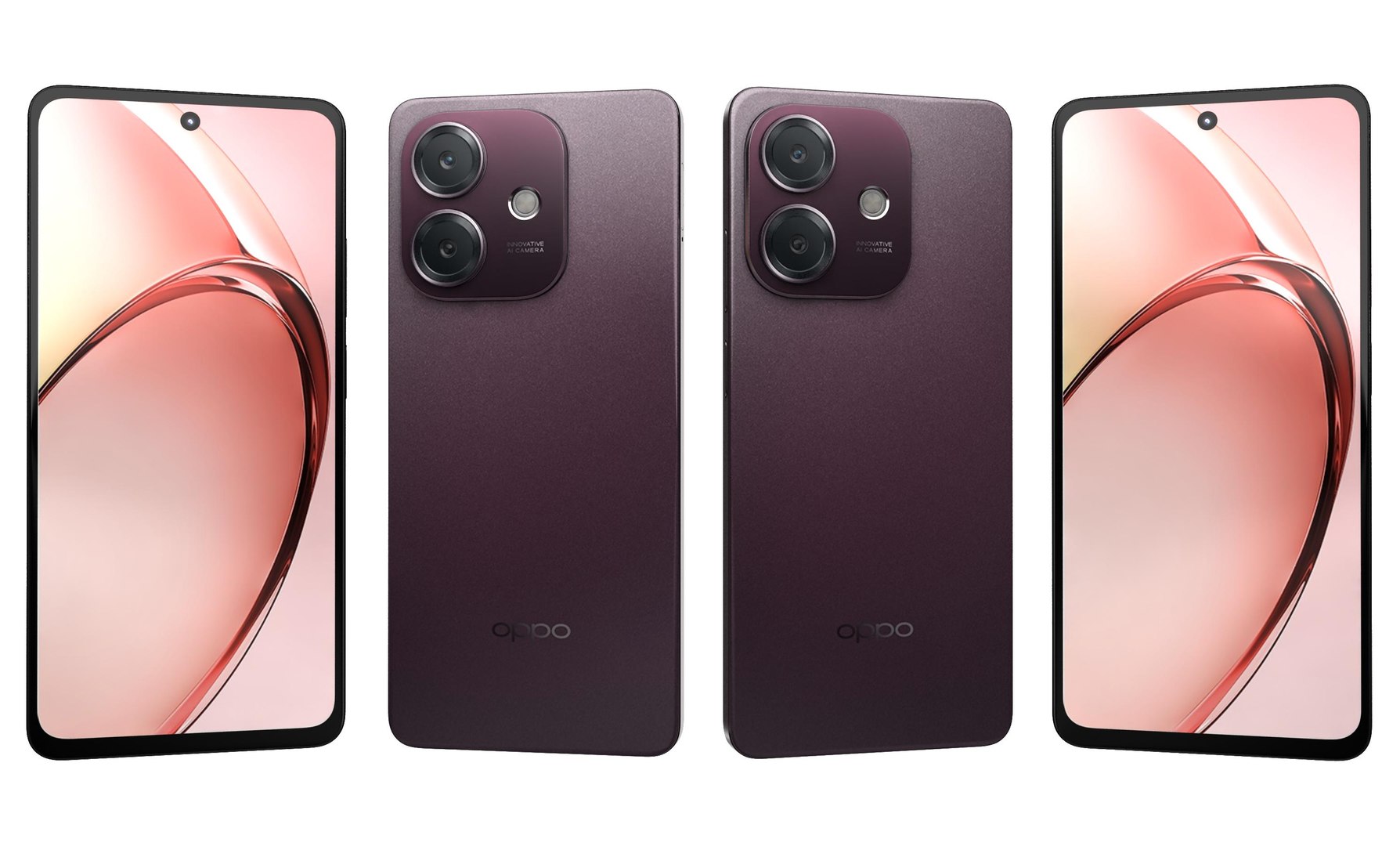 3D Model OPPO A3x Nebula Red - TurboSquid 2277719
