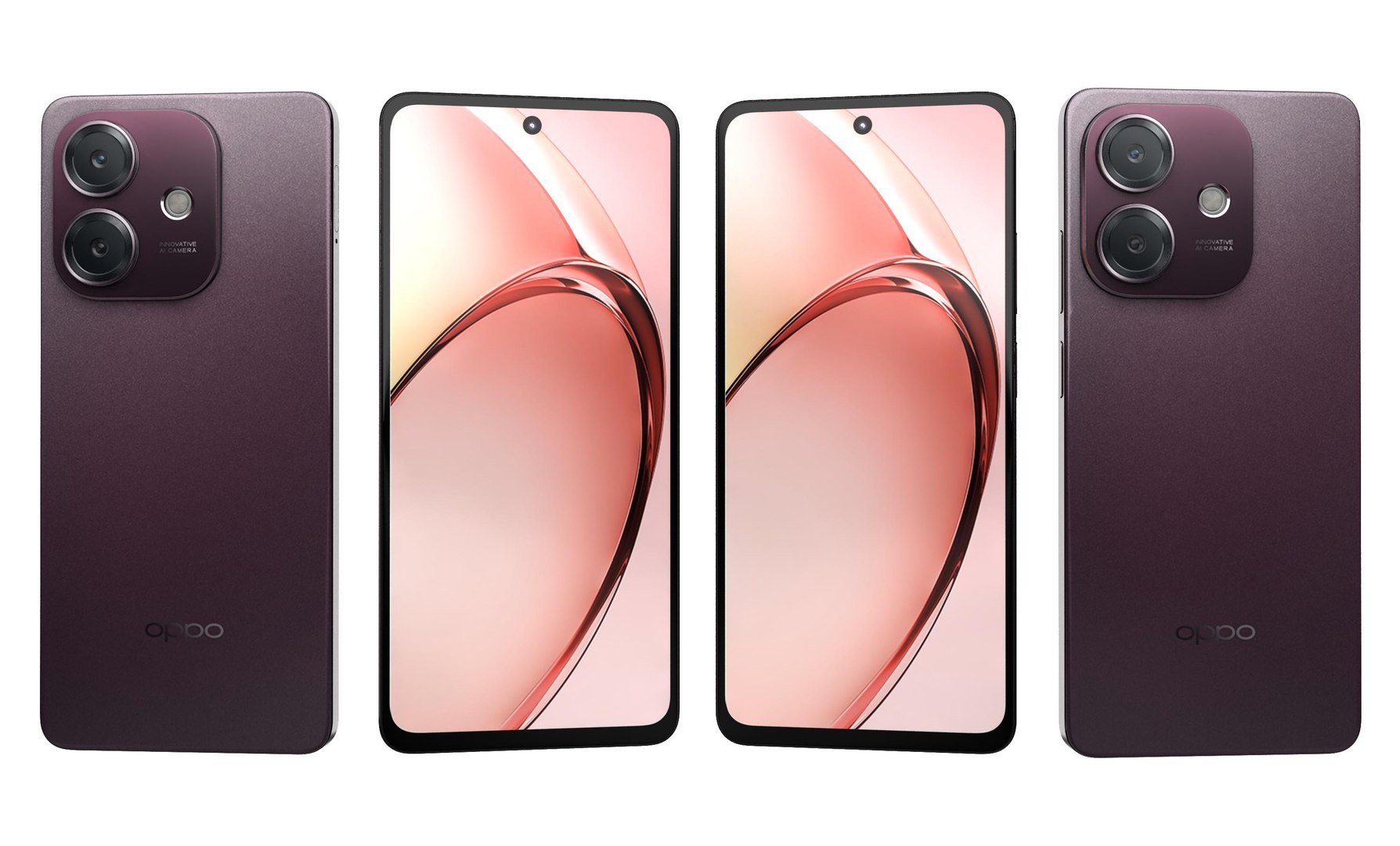 3D Model OPPO A3x Nebula Red - TurboSquid 2277719