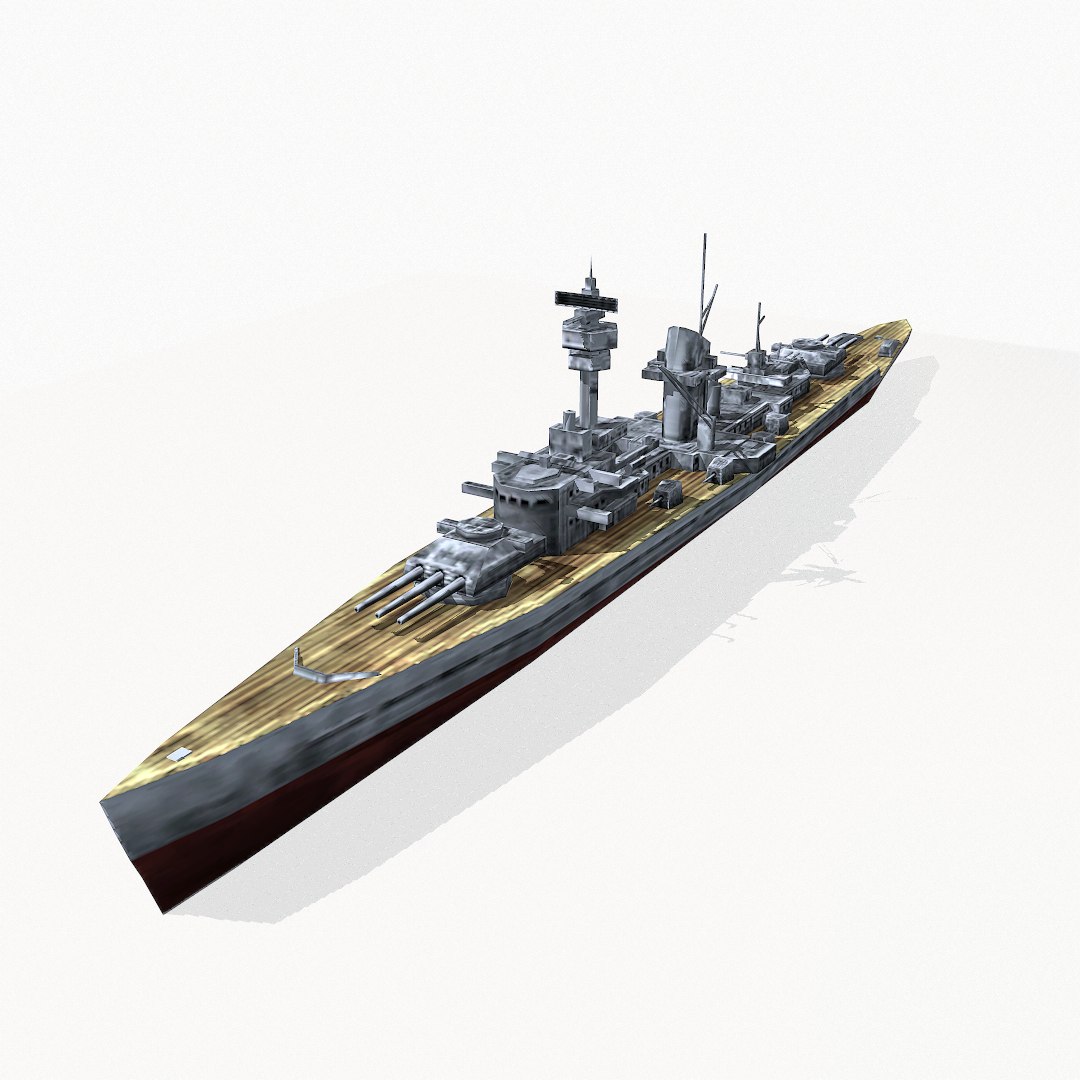 3d model armored cruiser