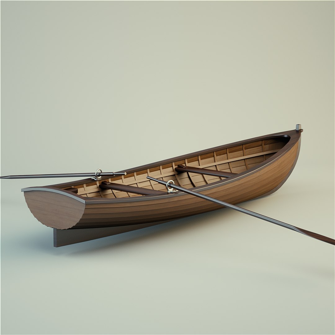Row Boat Model - TurboSquid 1331061