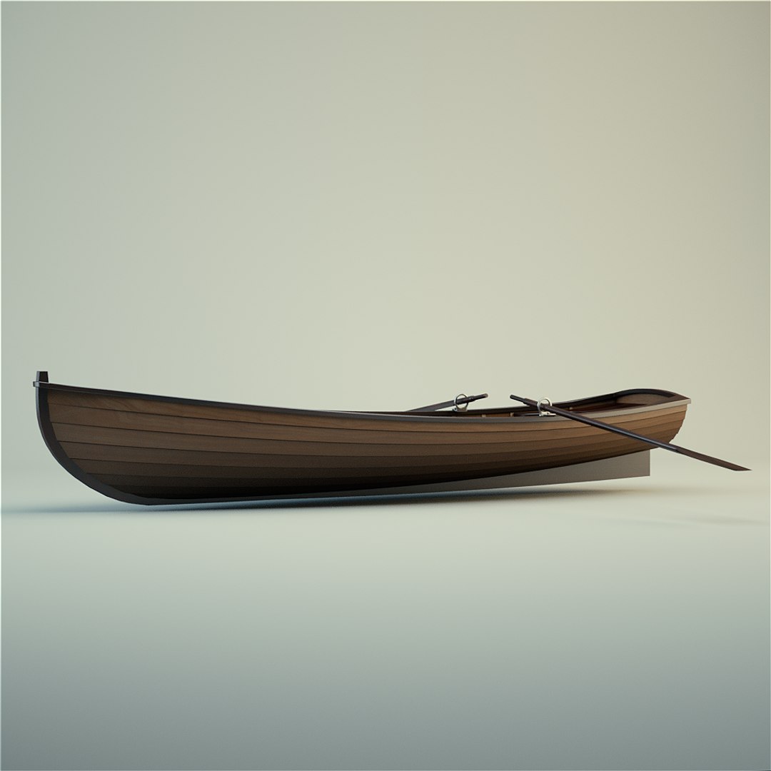 Row Boat Model - TurboSquid 1331061