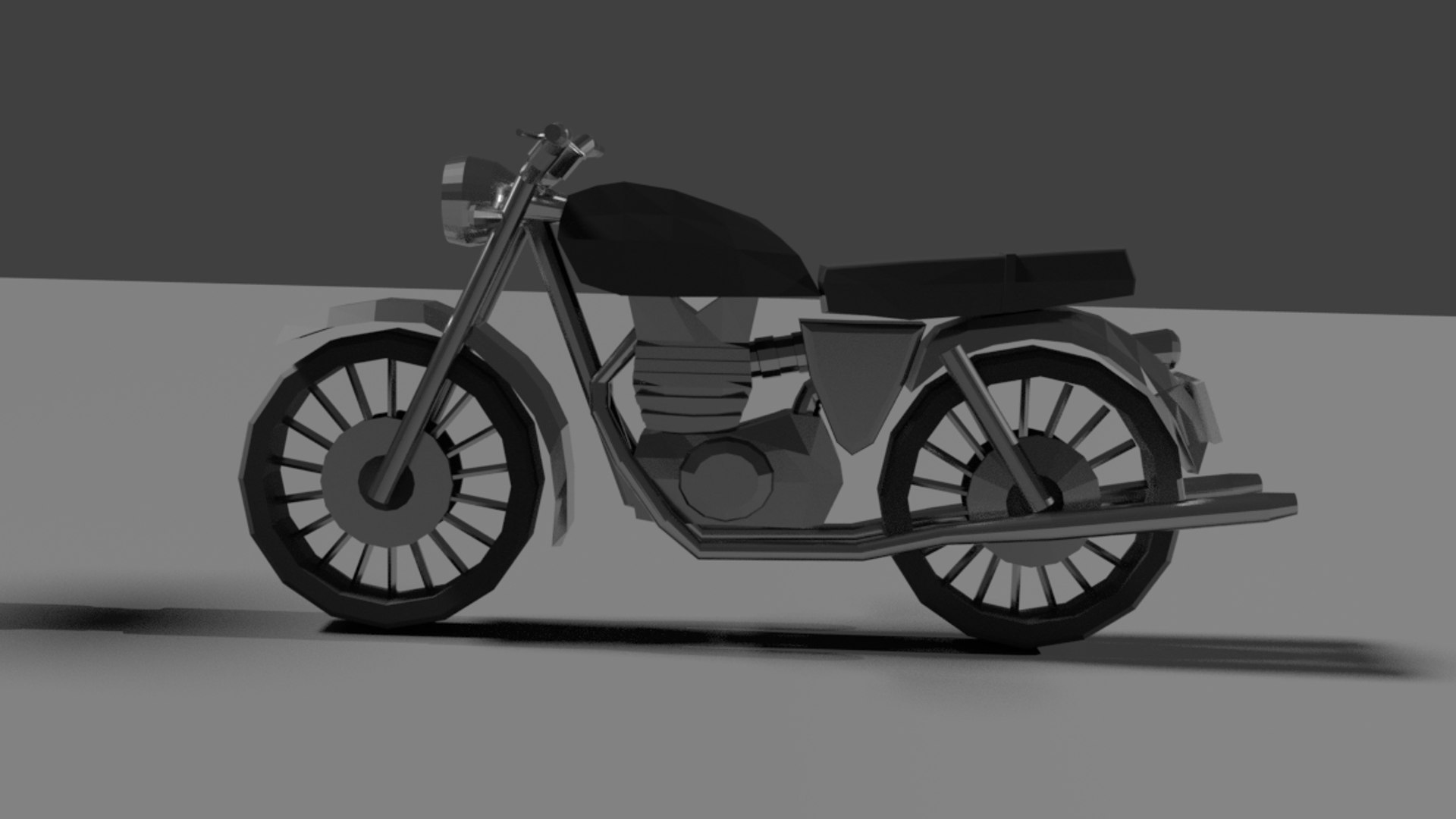 Free Simple Motorcycle 3D Model - TurboSquid 1294190