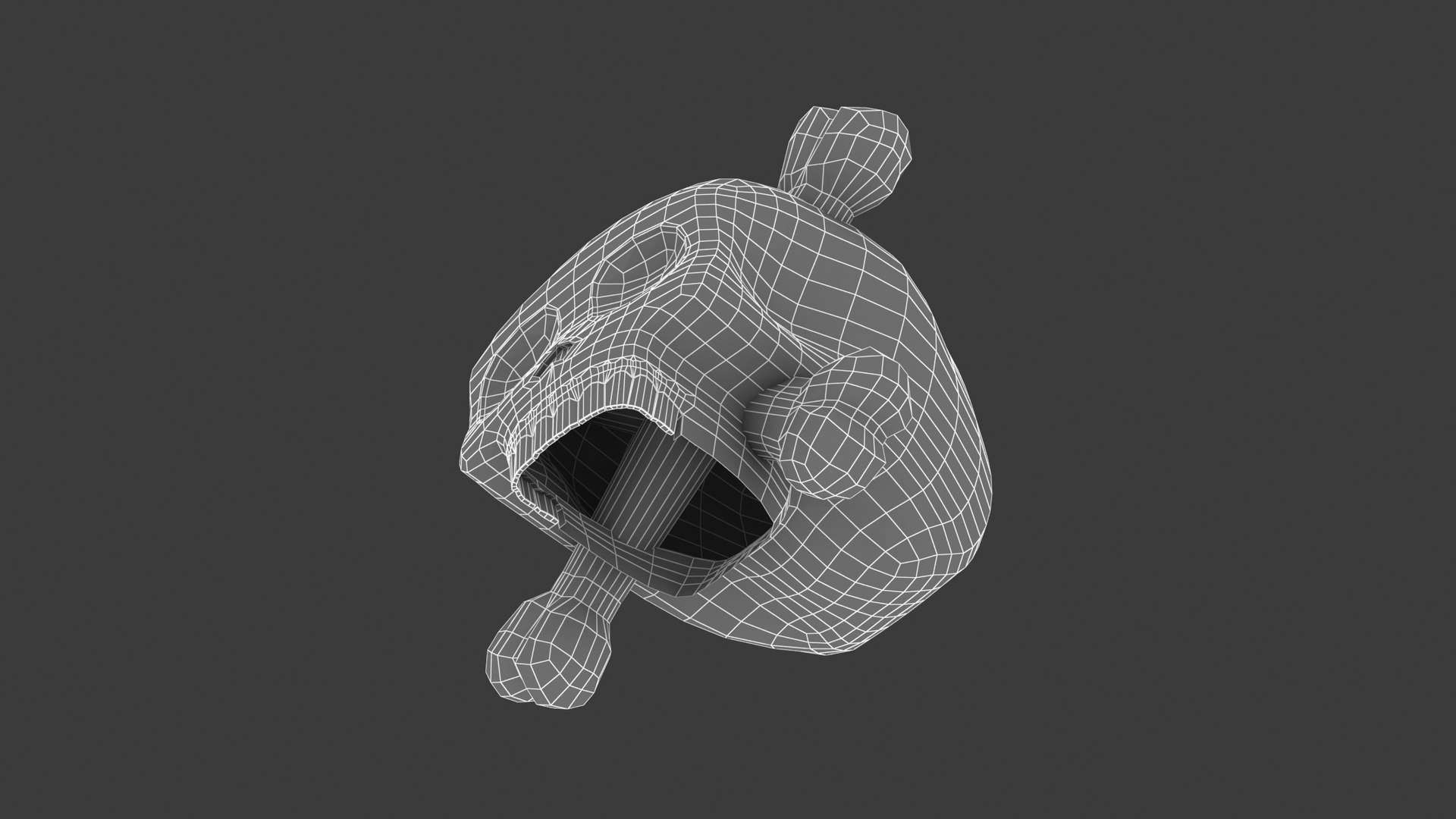3D Apple Skull And Crossbones - TurboSquid 1872144
