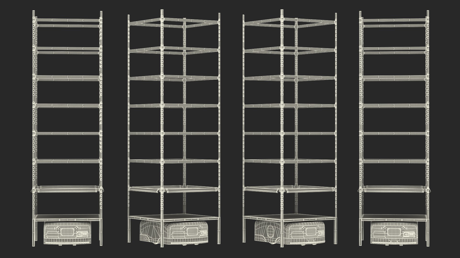 3D Warehouse Robot Rack Generic Model - TurboSquid 1494143