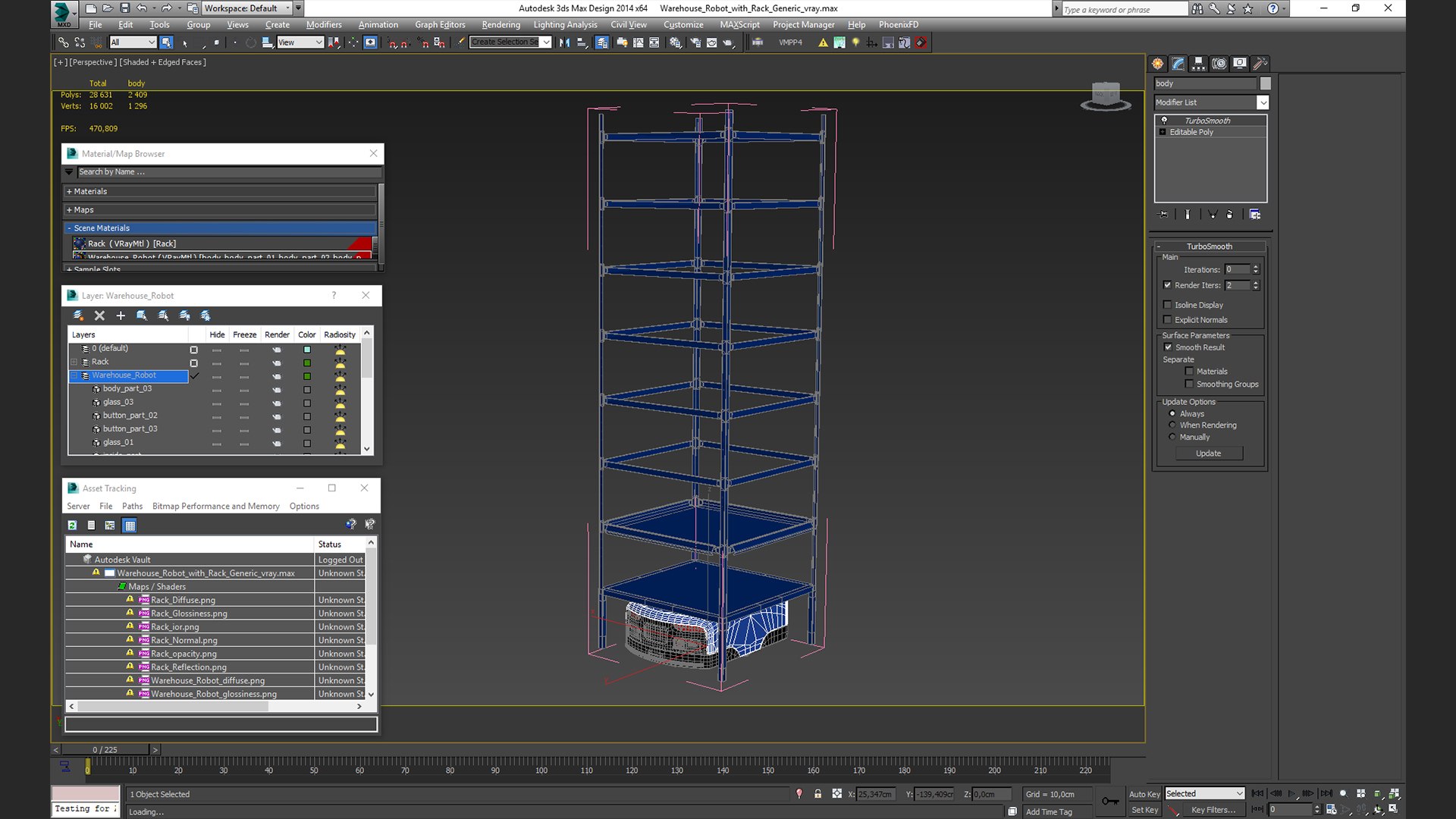3D warehouse robot rack generic model - TurboSquid 1494143