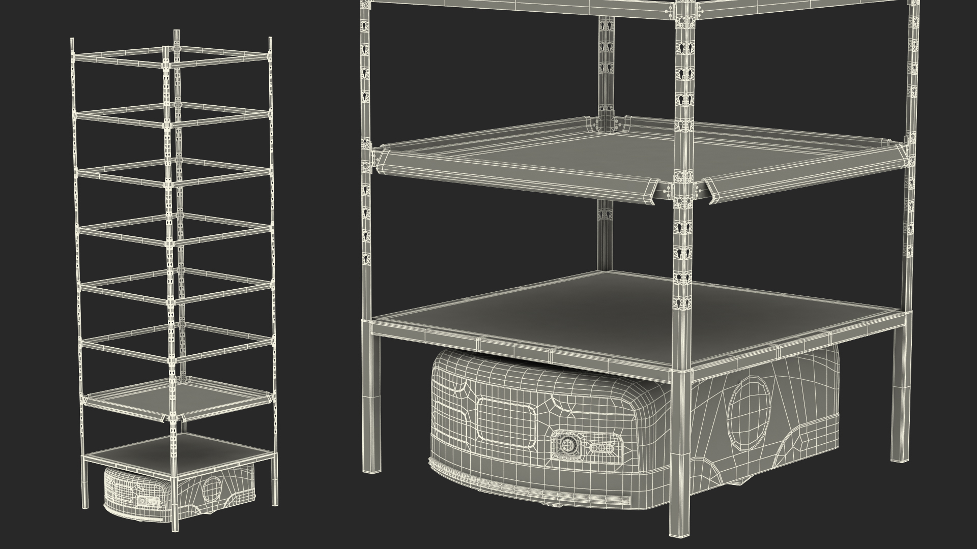 3D Warehouse Robot Rack Generic Model - TurboSquid 1494143