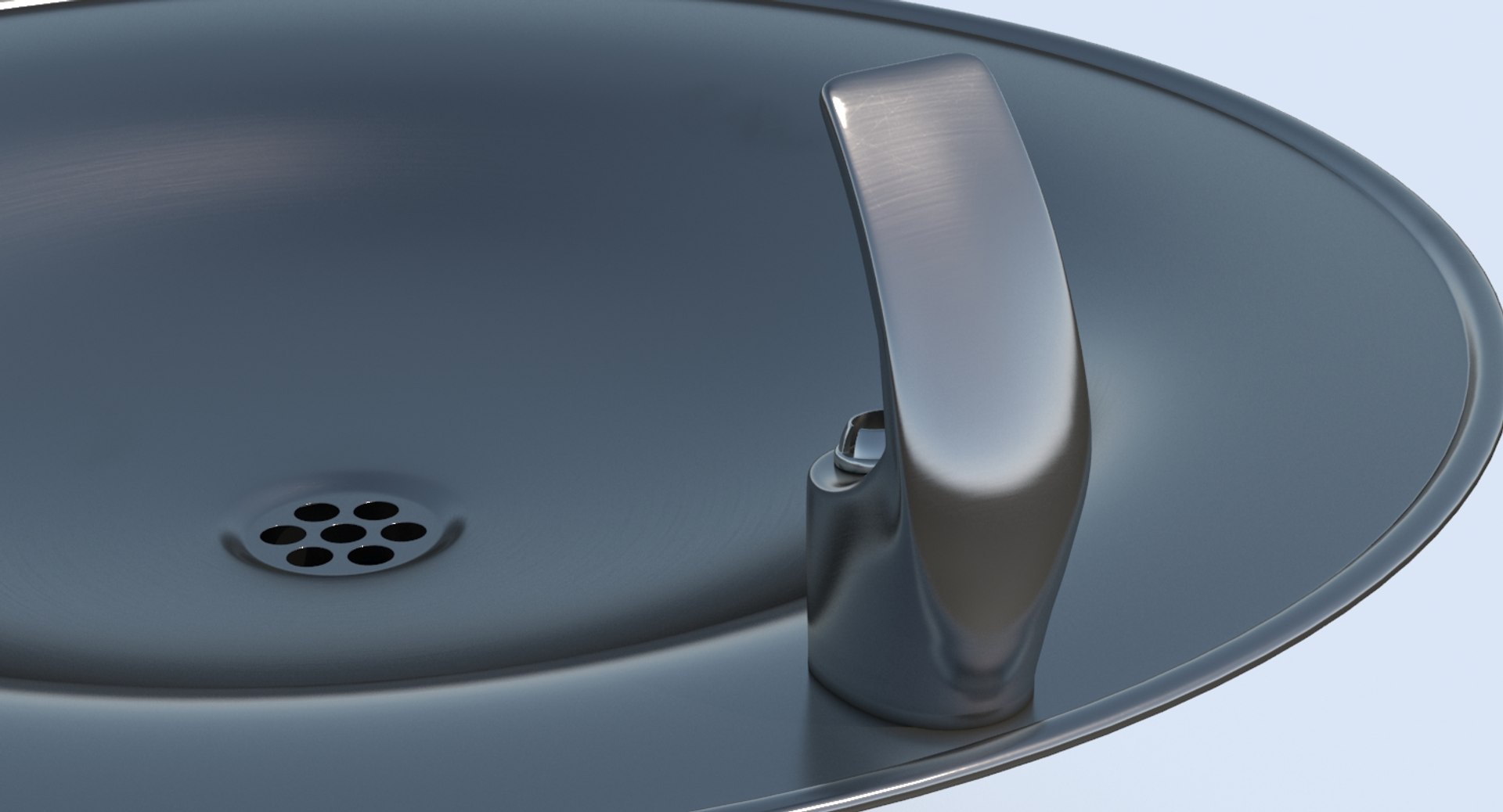 Drinking Fountain 3d Model