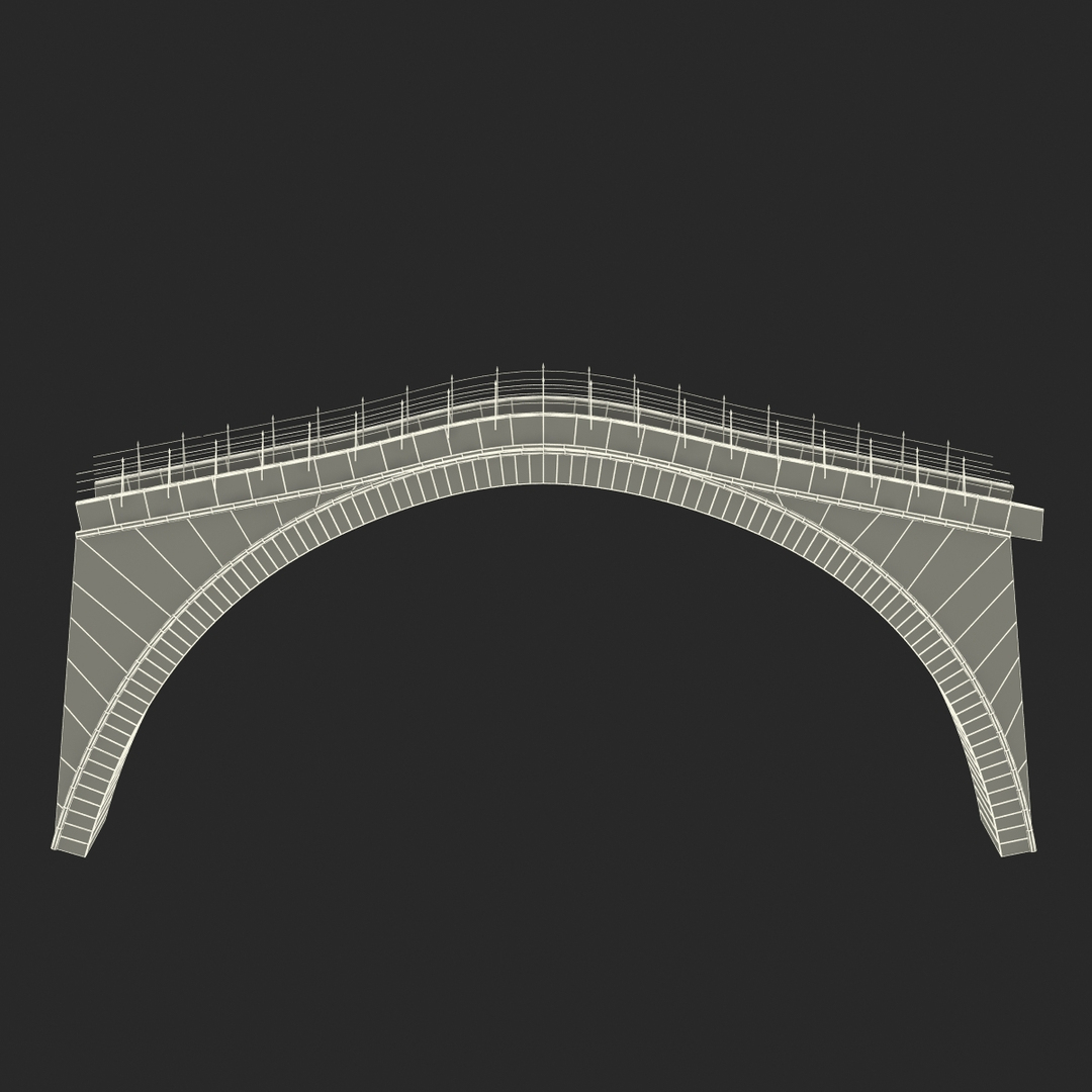 3d Model Ottoman Bridge Stari